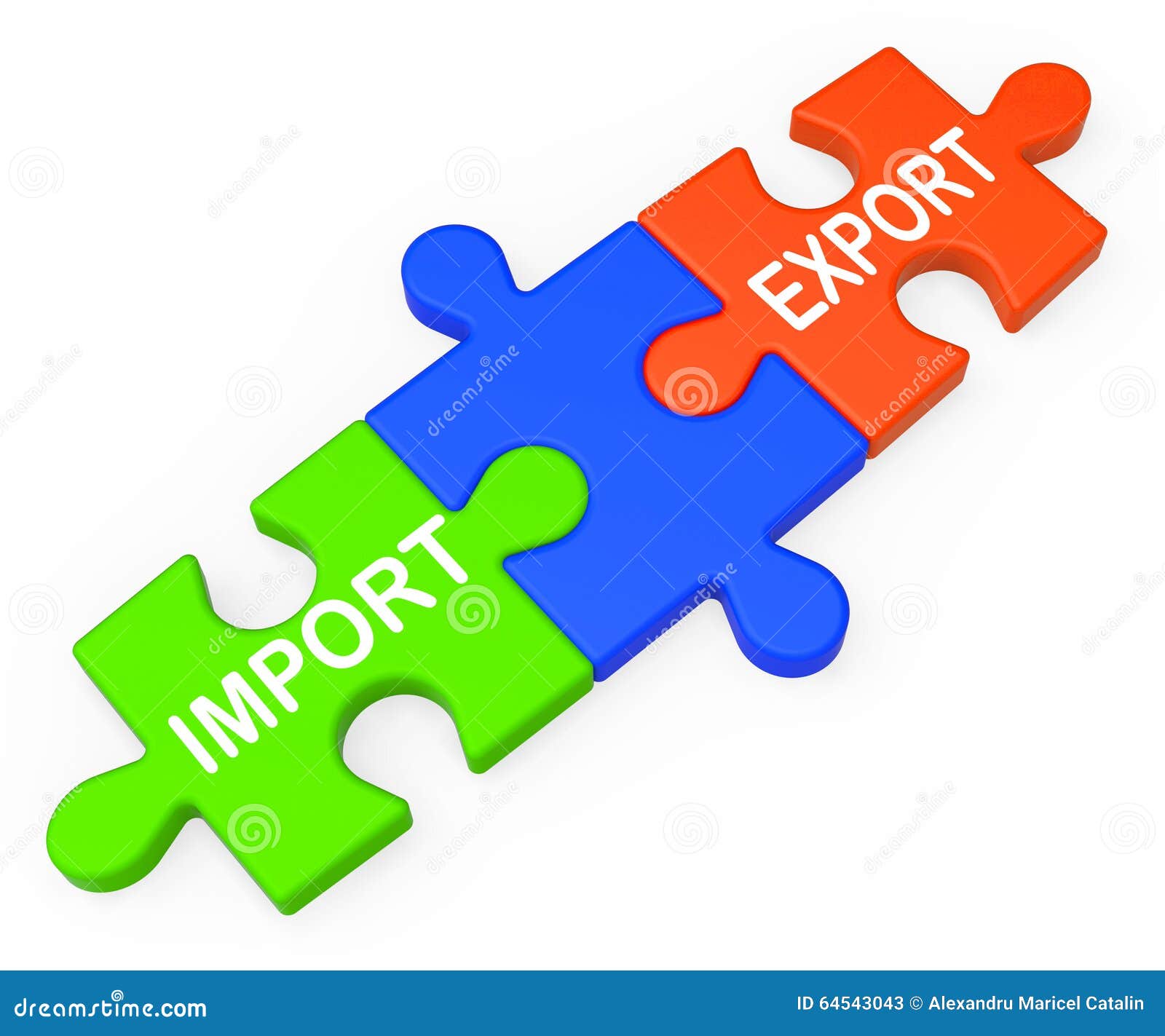 Export Import Keys Shows International Trade Stock Image - Image of ...