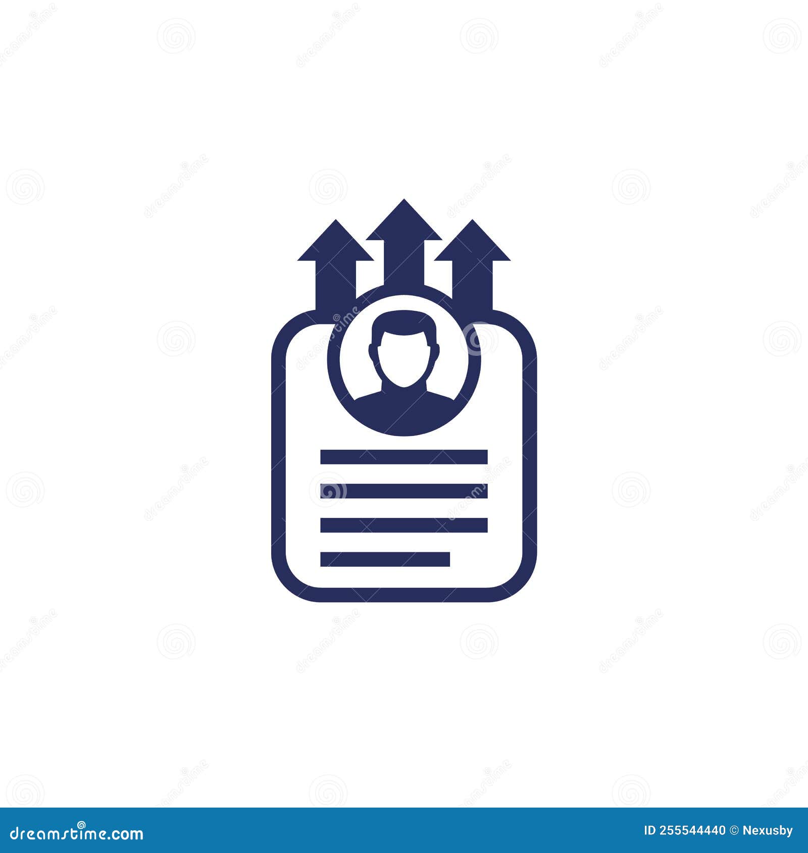 Export Personal Data Icon on White Stock Vector - Illustration of ...