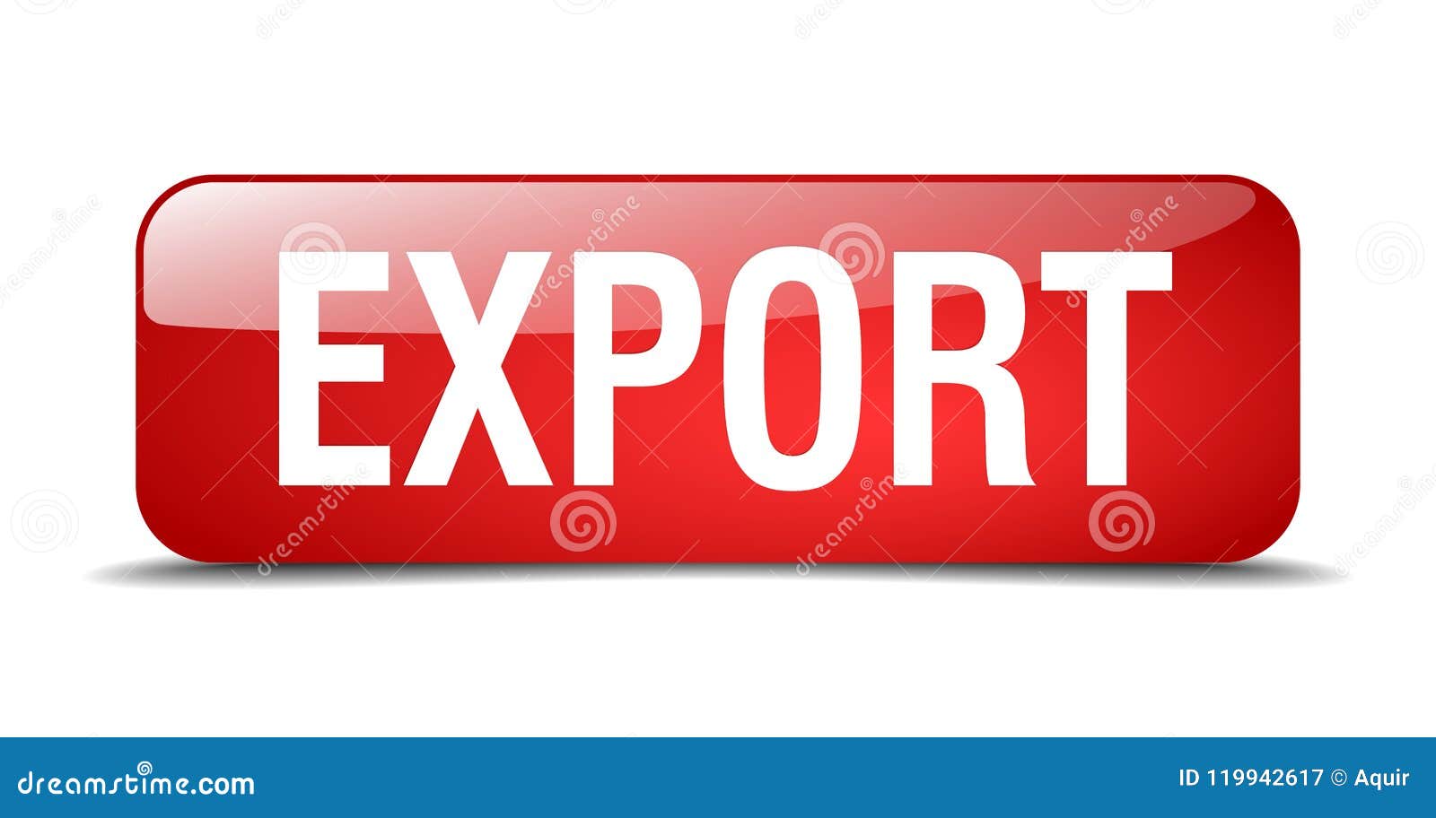 Export button stock vector. Illustration of shine, label - 119942617
