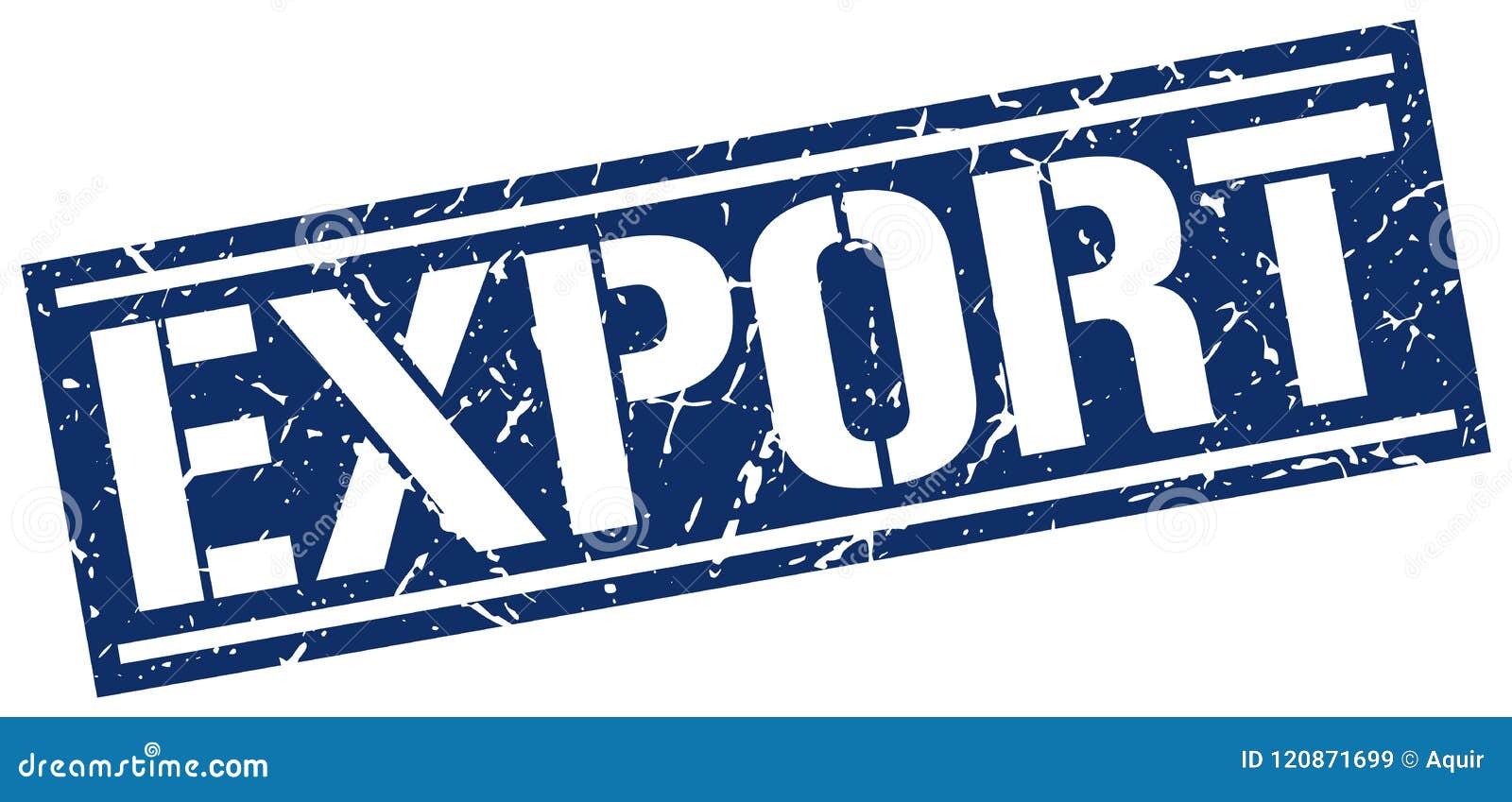 Export stamp stock vector. Illustration of seal, insignia - 120871699