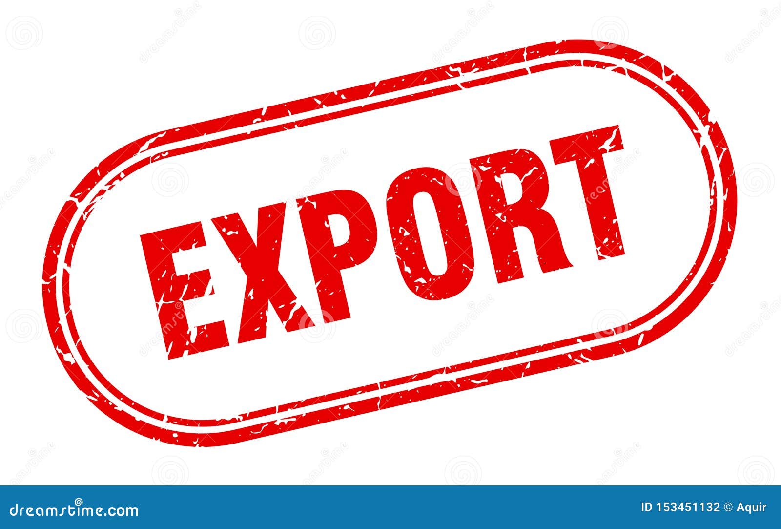 Export stamp stock vector. Illustration of grunge, vintage - 153451132