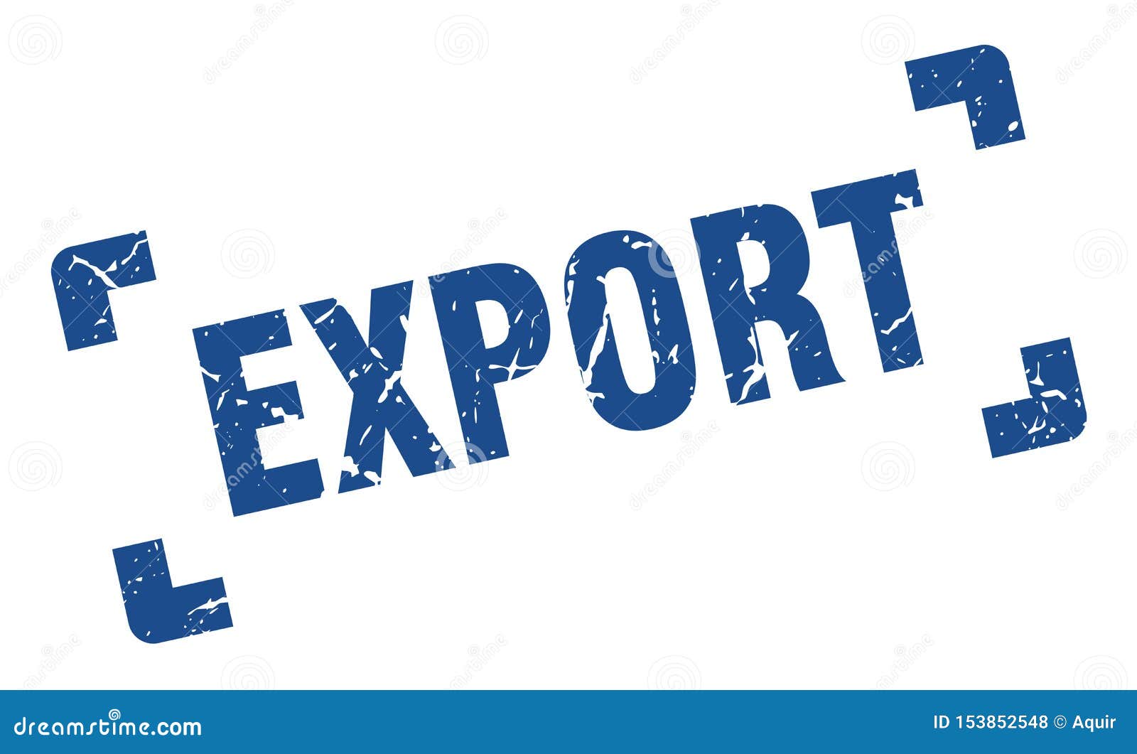Export stamp stock vector. Illustration of grunge, vintage - 153852548
