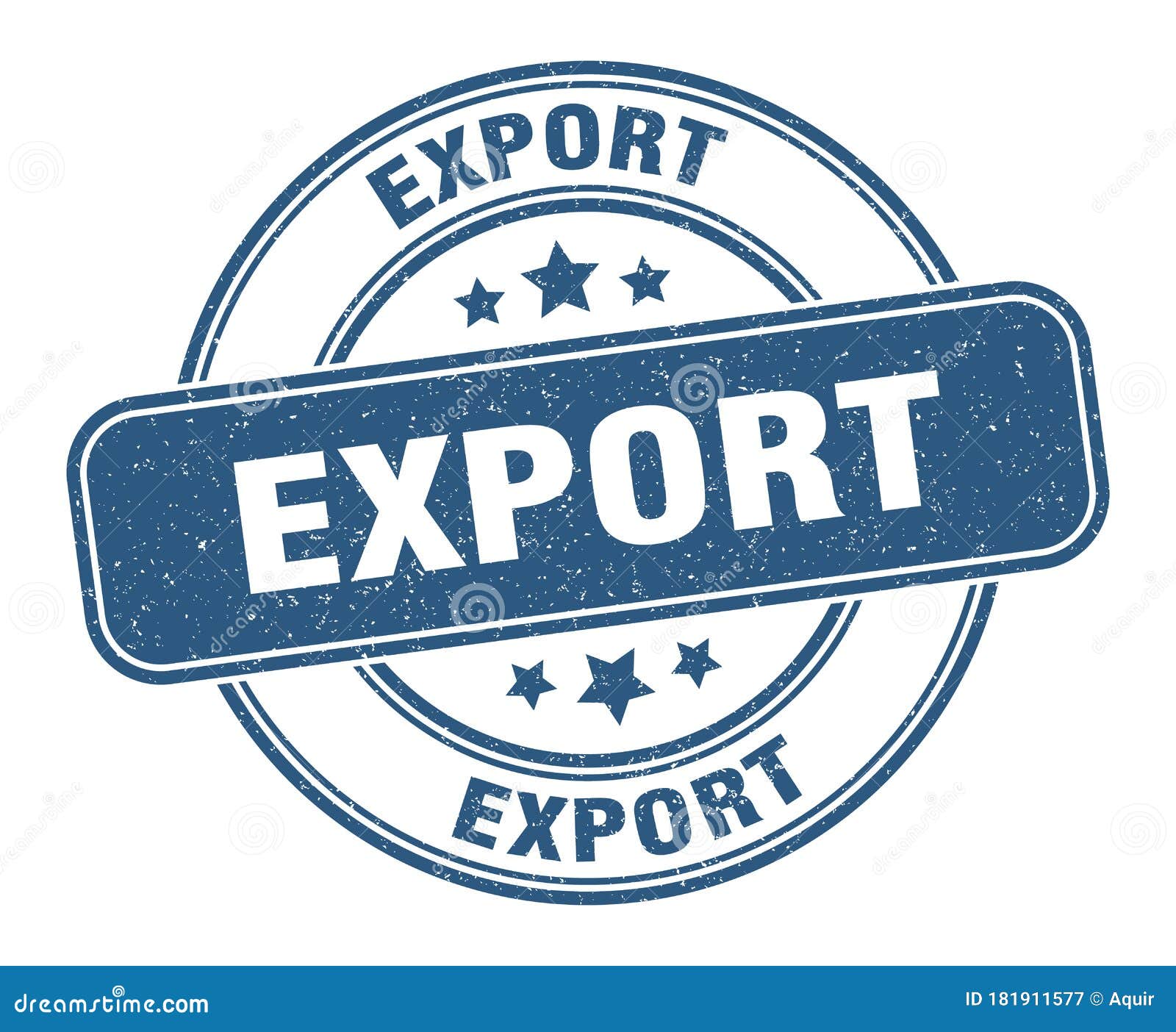 Export Stamp. Export Round Grunge Sign Stock Vector - Illustration of ...