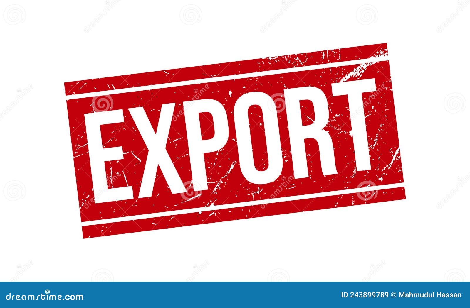 Export Stamp Seal Vector Illustration Stock Illustration - Illustration ...