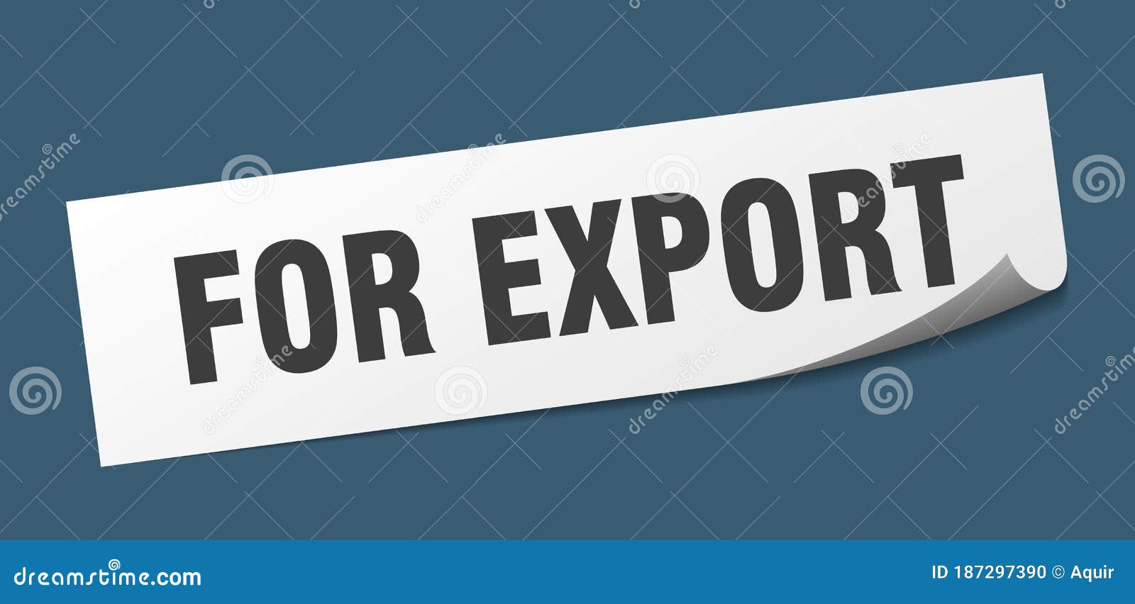 For Export Sticker. for Export Square Isolated Sign Stock Vector ...