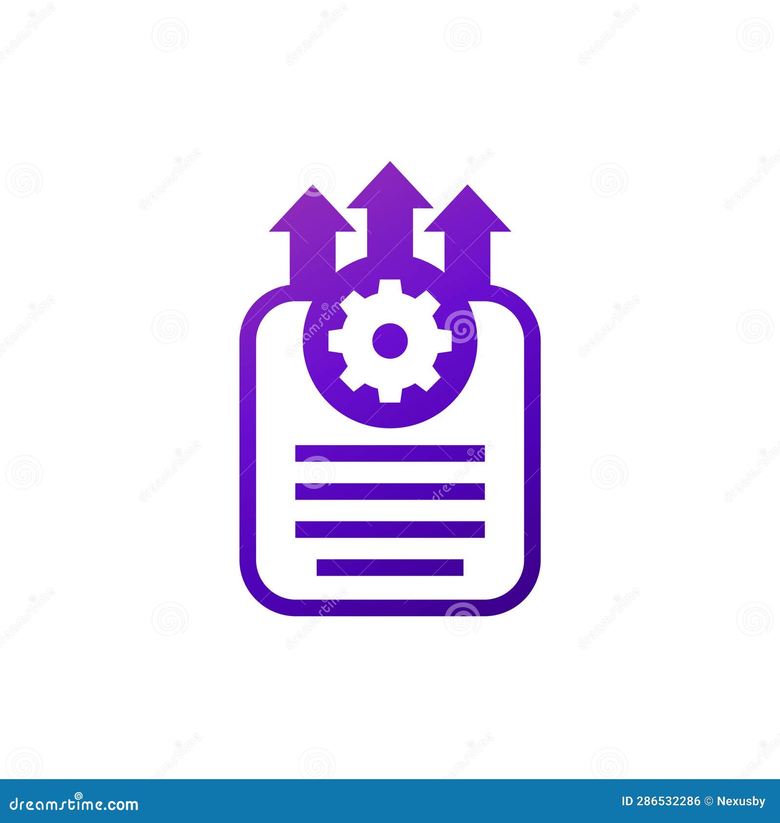 Export Technical Data Icon on White Stock Illustration - Illustration ...