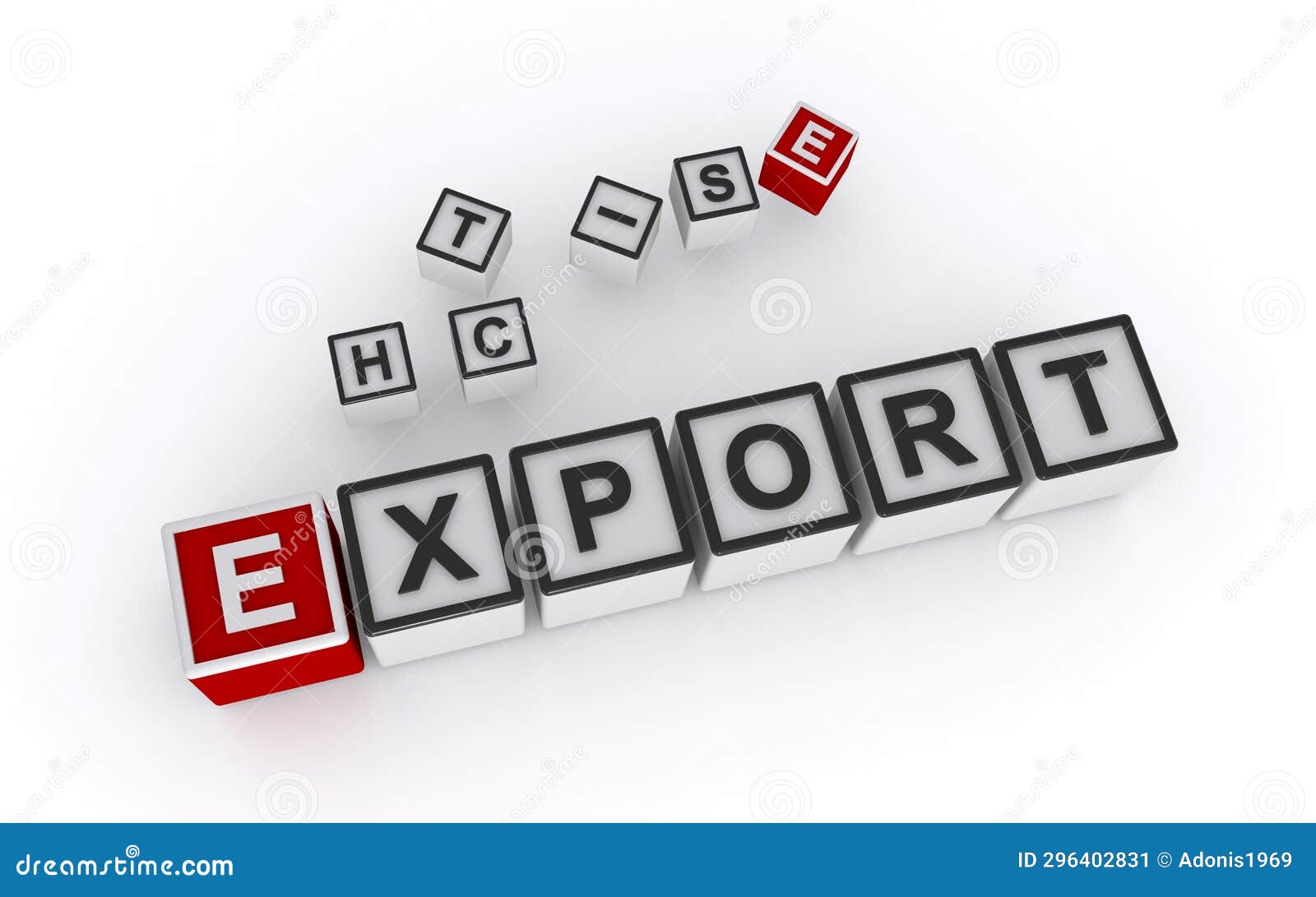 Export word block on white stock image. Image of compliance - 296402831