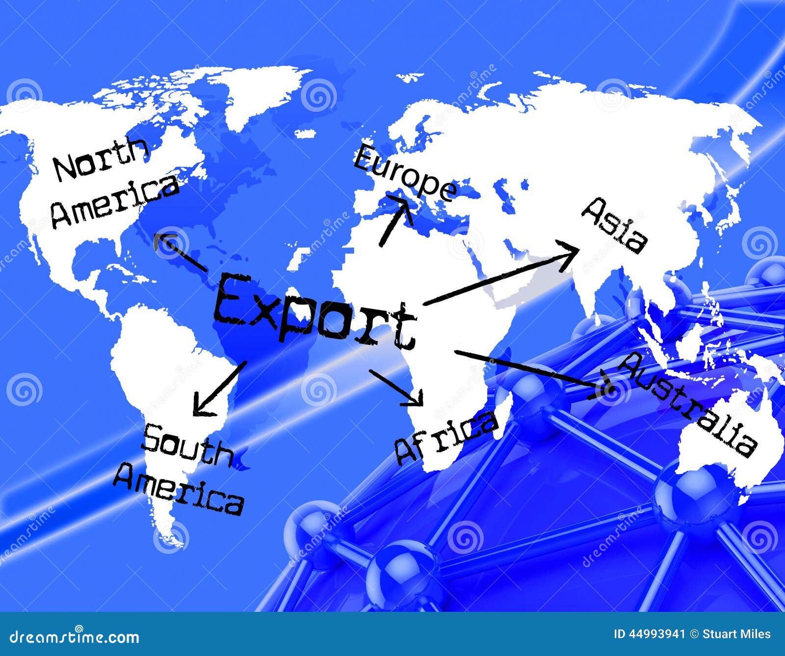 Export Worldwide Indicates Trading Exporting and Exported Stock ...