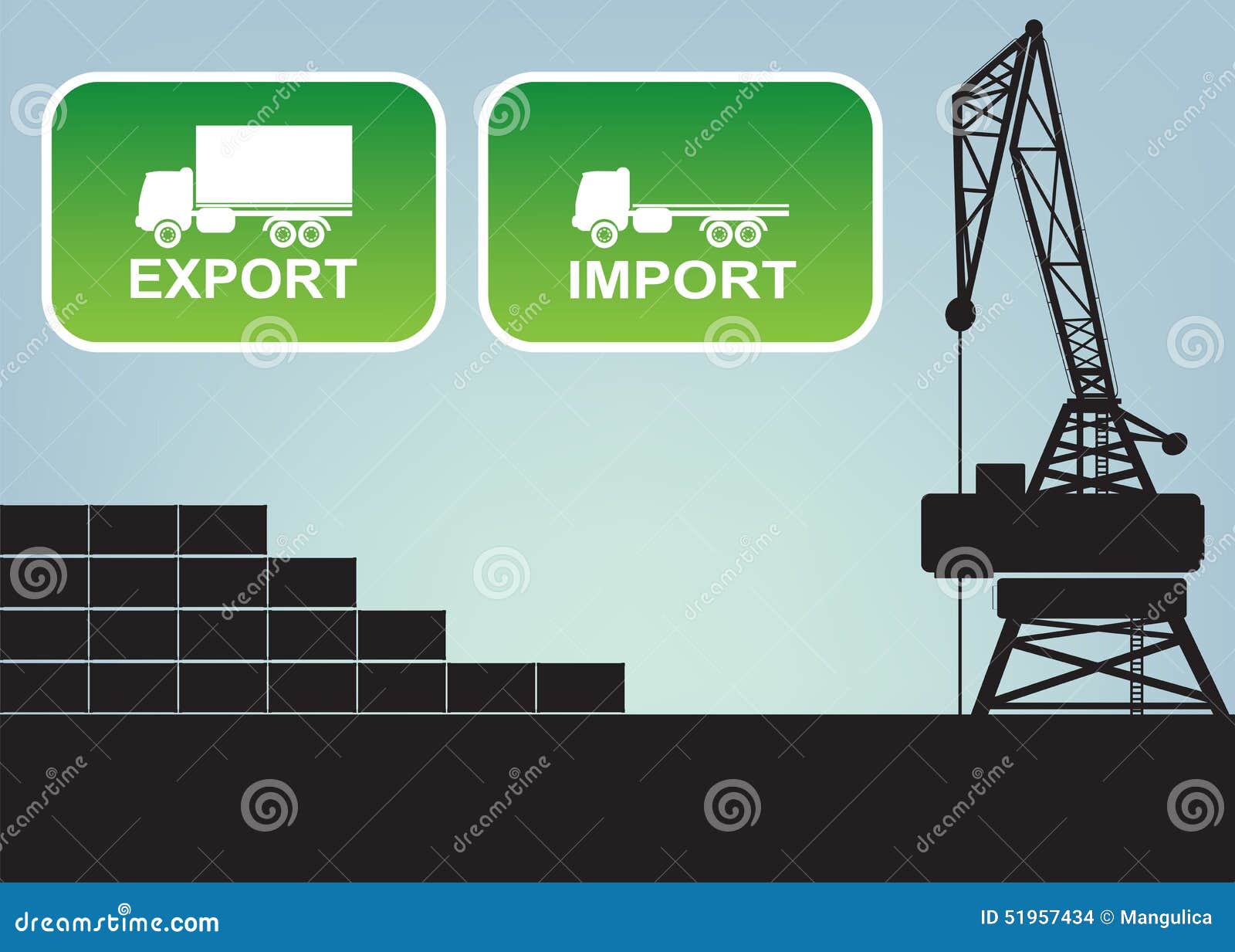 Exportimportzeichen, Symbole Vektor Abbildung - Illustration von ...