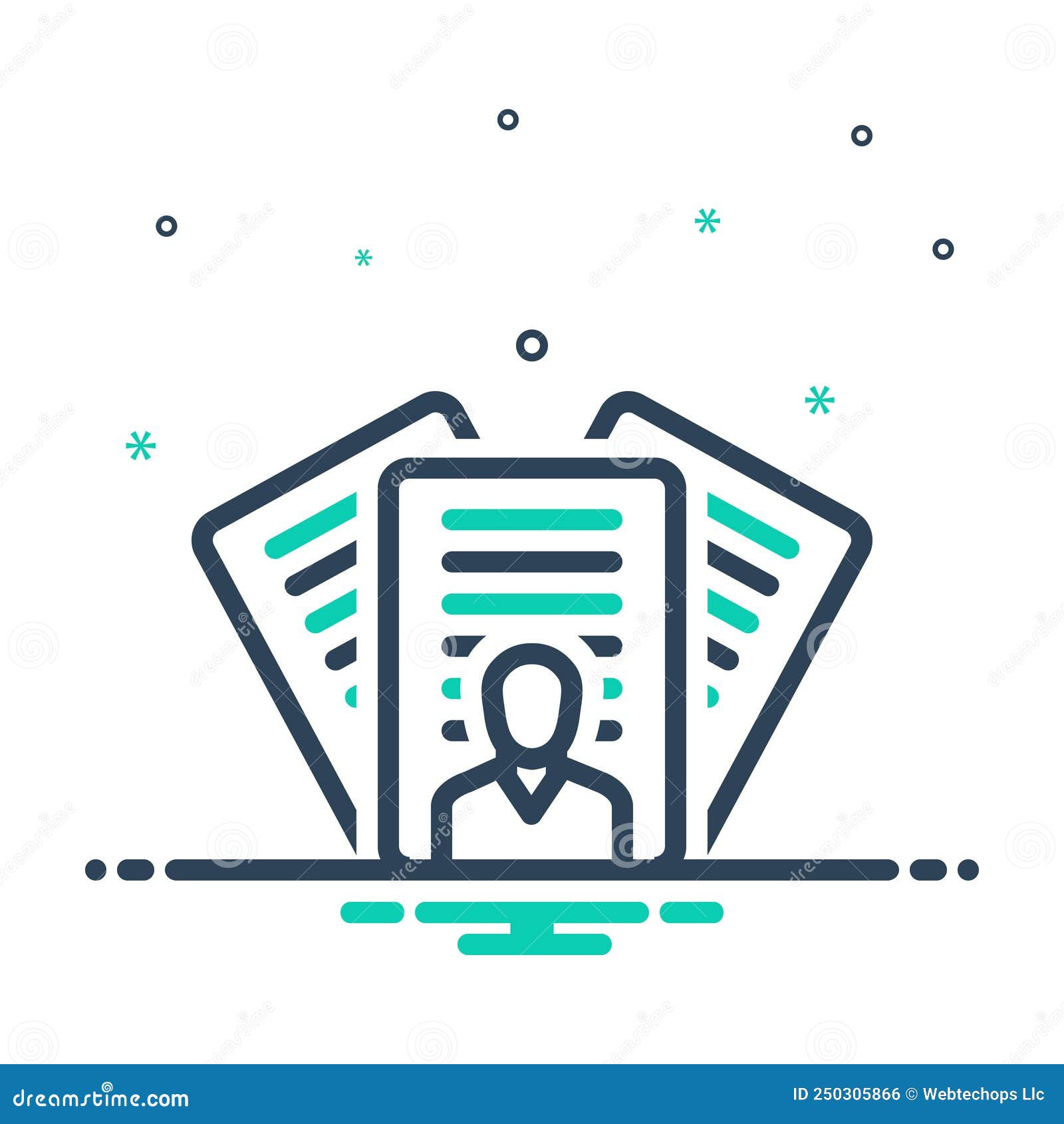 Mix Icon For Expose, Reveal And Declare Stock Photography ...