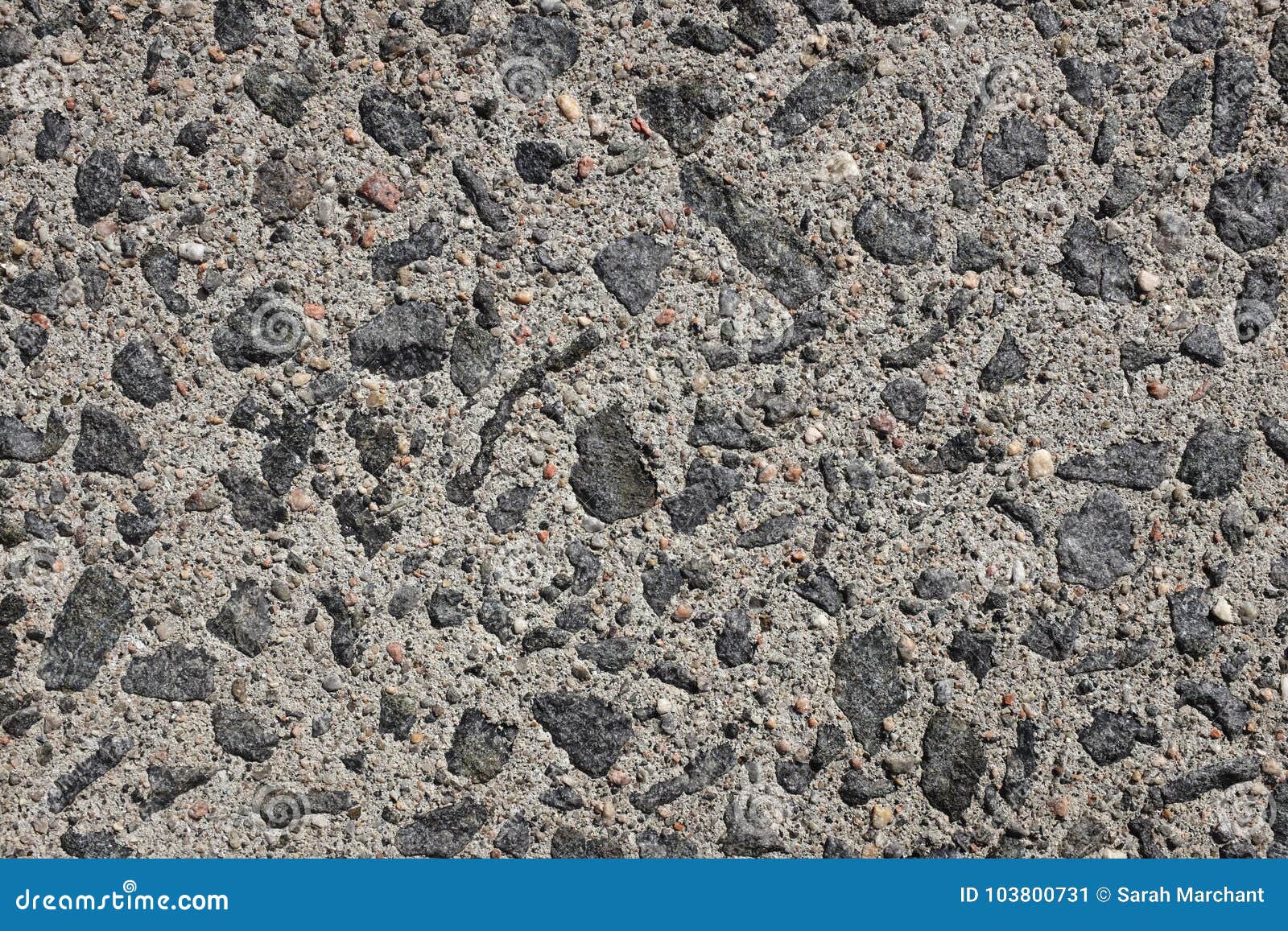 Exposed Aggregate Concrete Paving Background Stock Image - Image of ...
