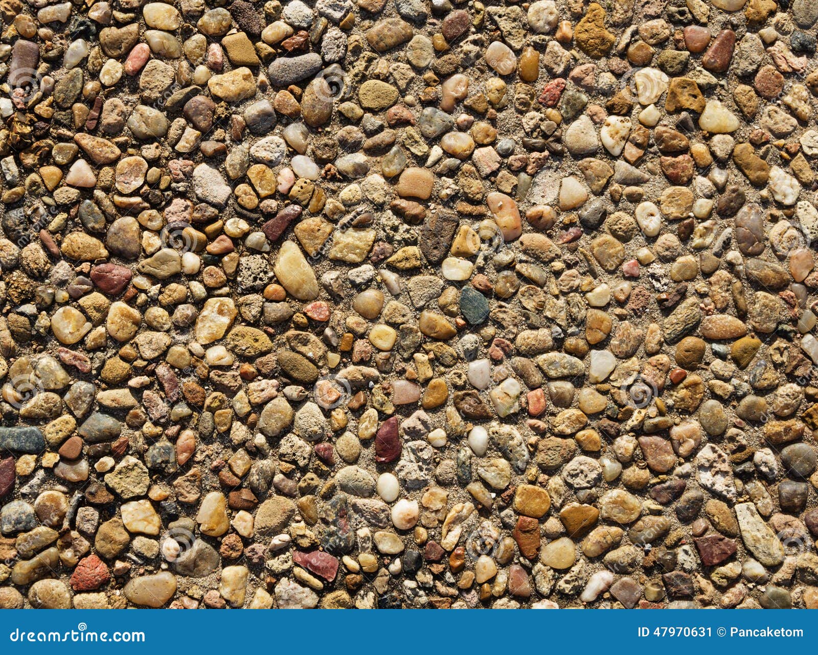 Exposed Aggregate Concrete Texture Background Stock Image ...