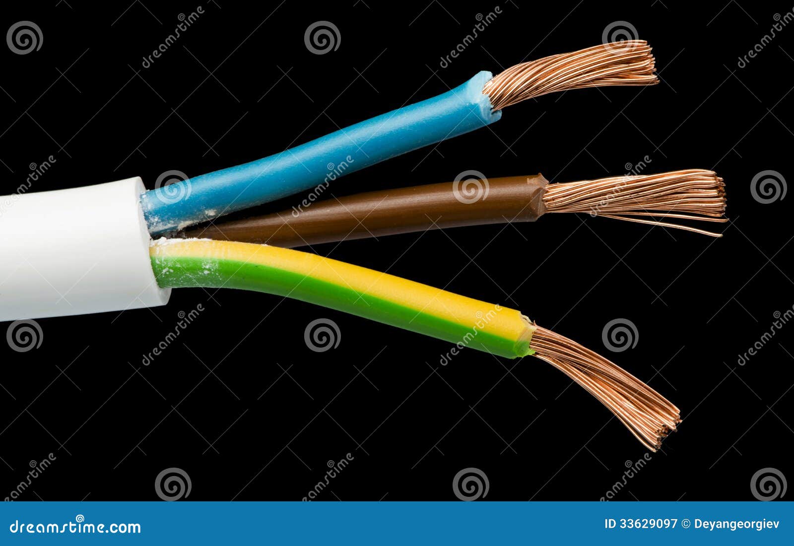 Exposed cables and wires stock image. Image of cables - 33629097