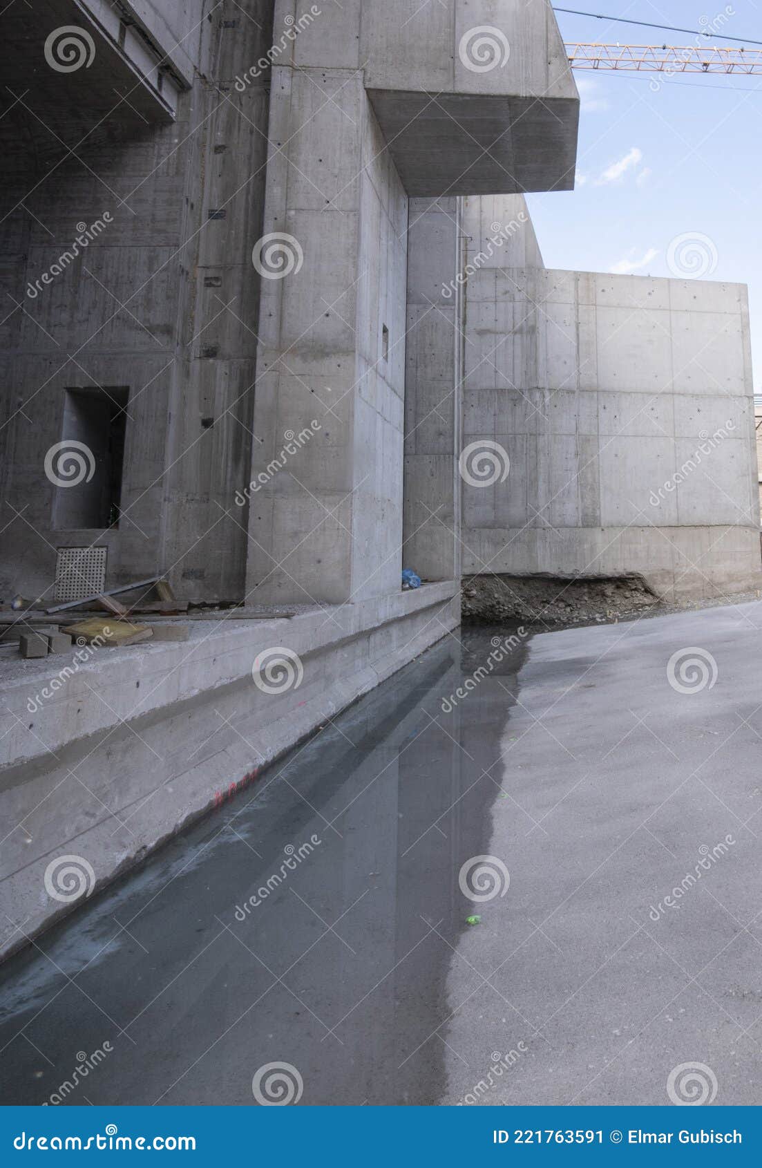Exposed Concrete or Fair Faced Concrete Stock Image - Image of building ...