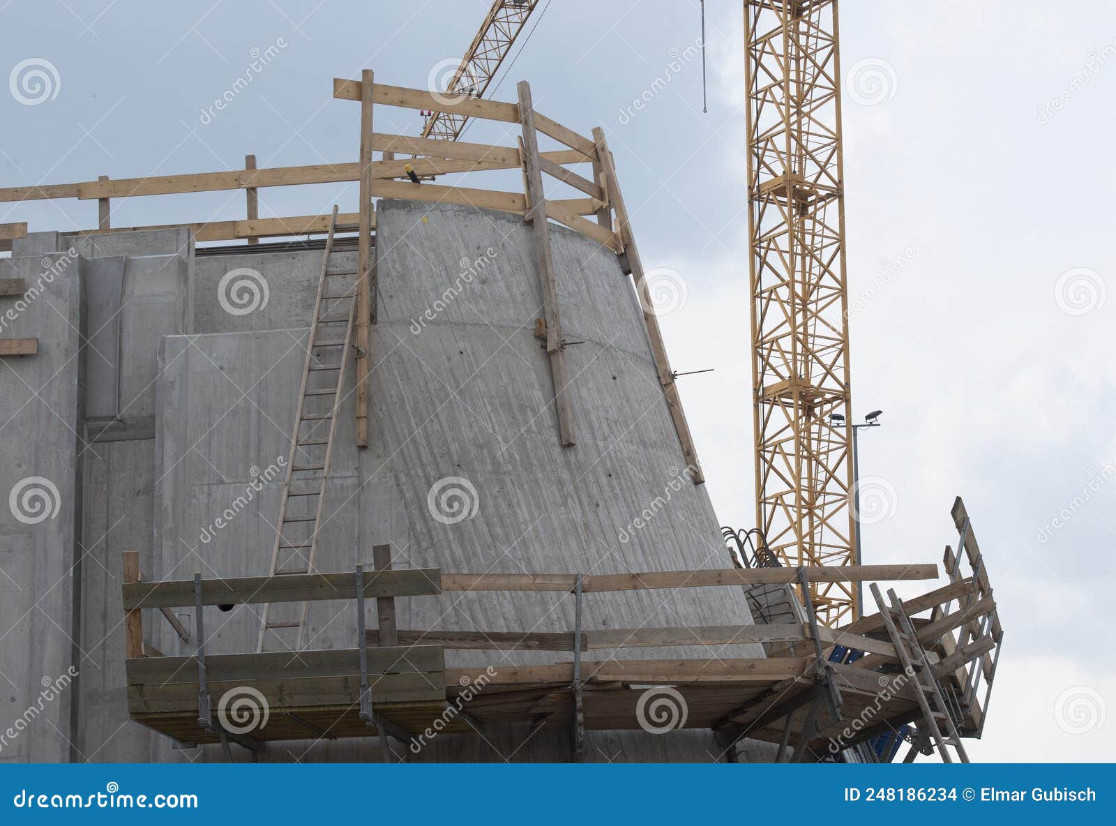 Exposed Concrete or Fair Faced Concrete Stock Photo - Image of material ...