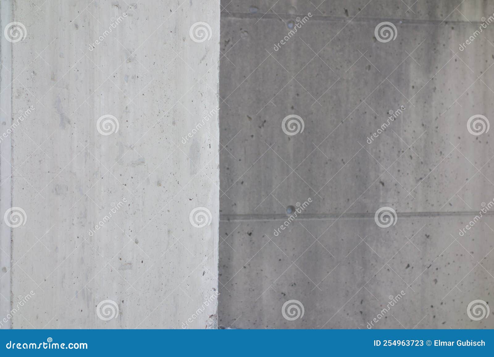 Exposed Concrete or Fair Faced Concrete Stock Image - Image of site ...