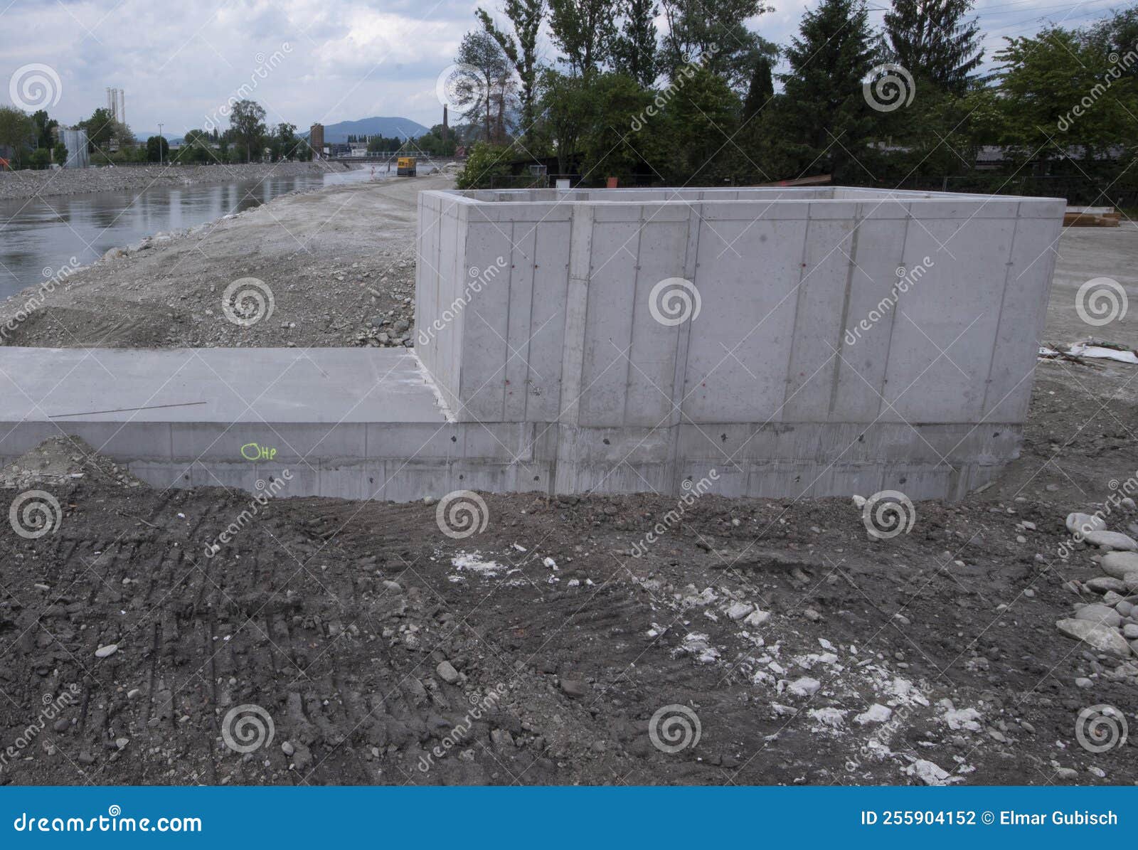 Exposed Concrete or Fair Faced Concrete Stock Photo - Image of cement ...