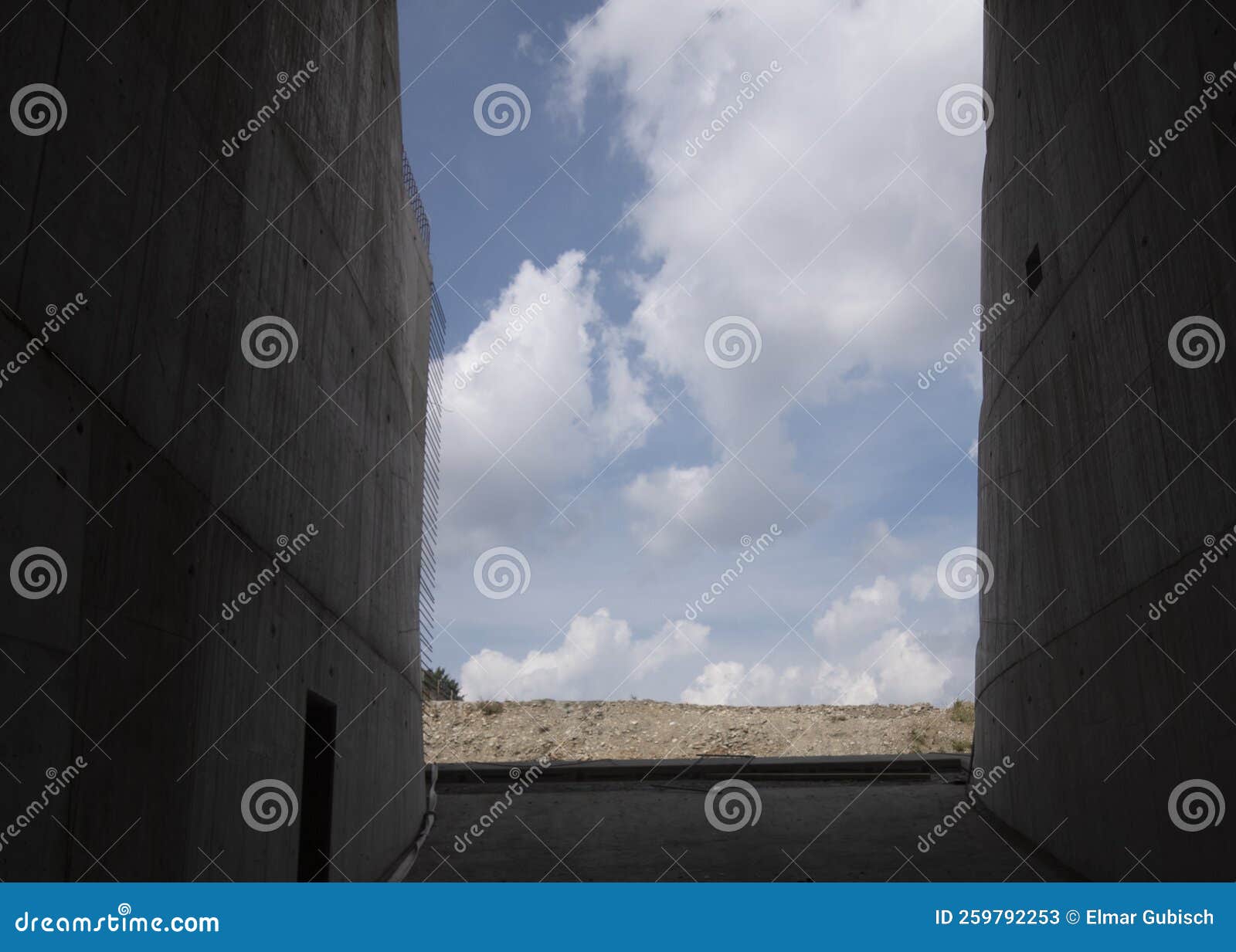 Exposed Concrete or Fair Faced Concrete Stock Image - Image of ...