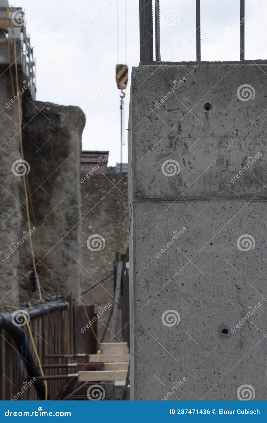 Exposed Concrete or Fair Faced Concrete Stock Photo - Image of material ...