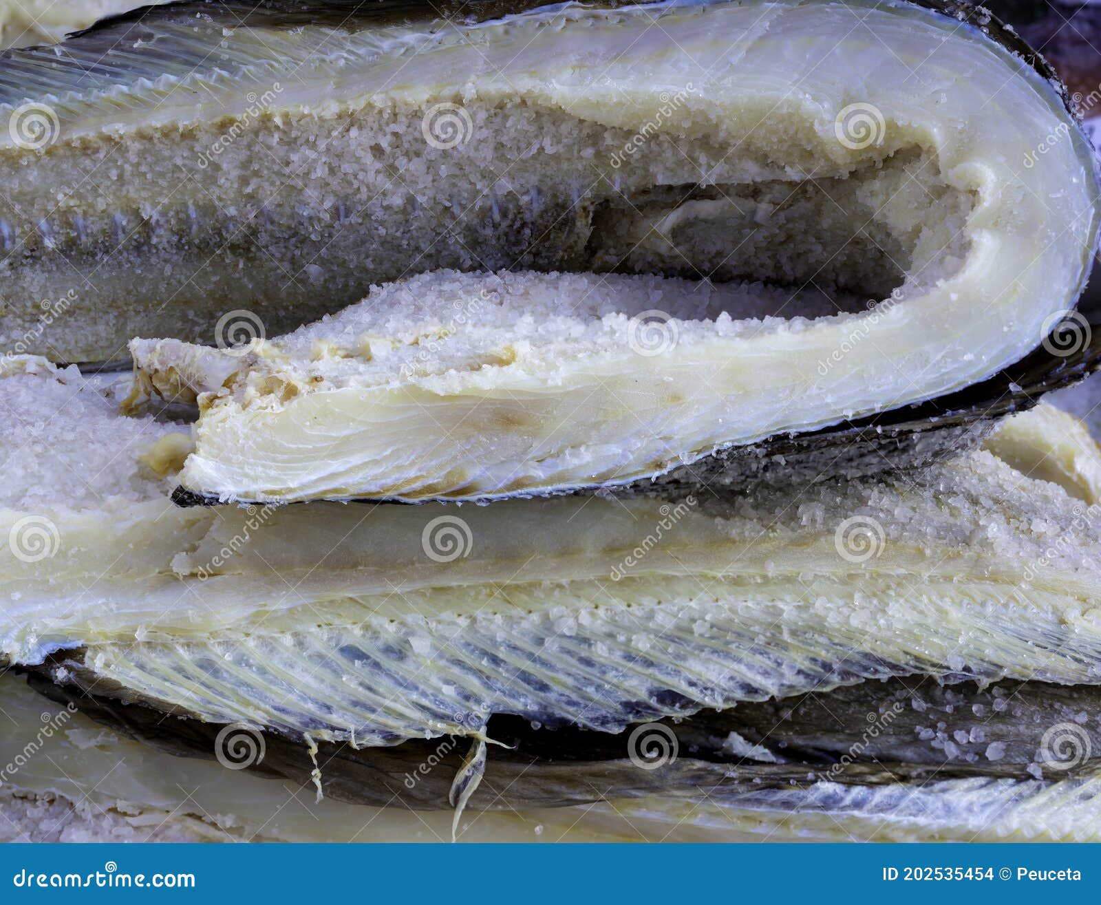 Exposed on a Dried Cod Market for Sale. Stock Photo - Image of cook ...