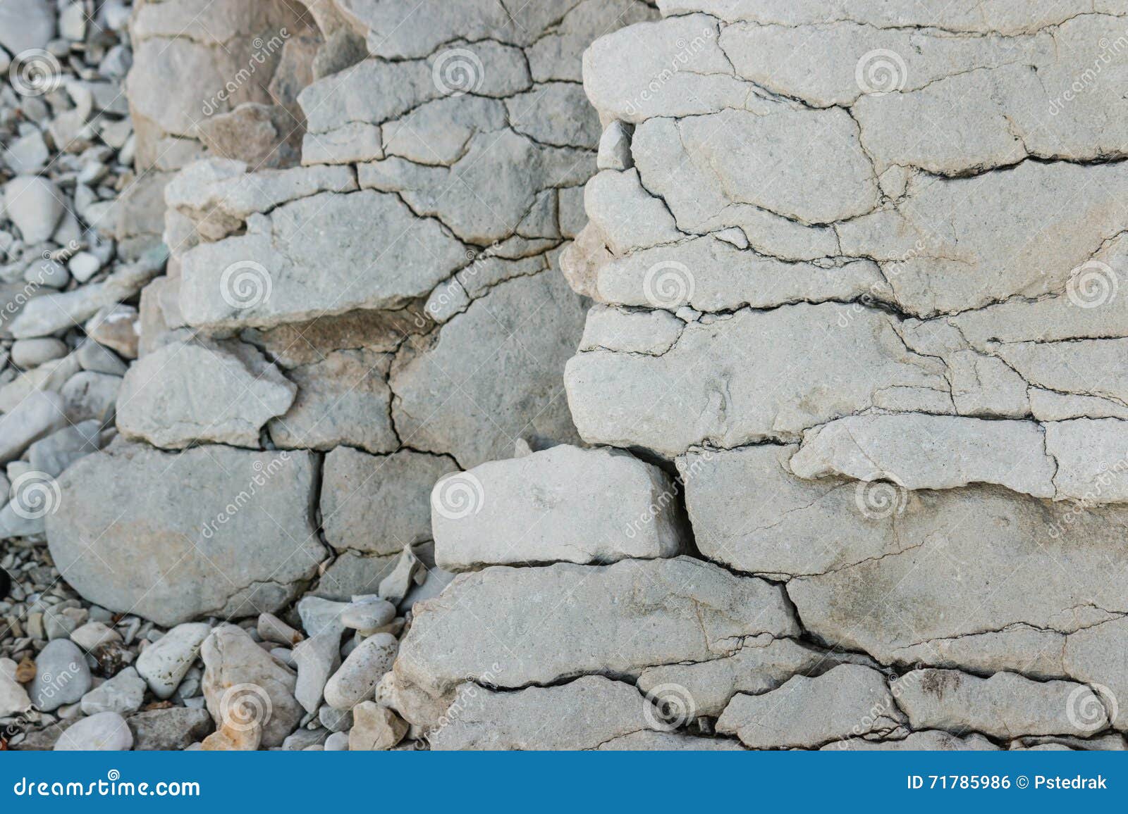 Exposed Natural Limestone Layers Stock Photo - Image of shale, geology ...