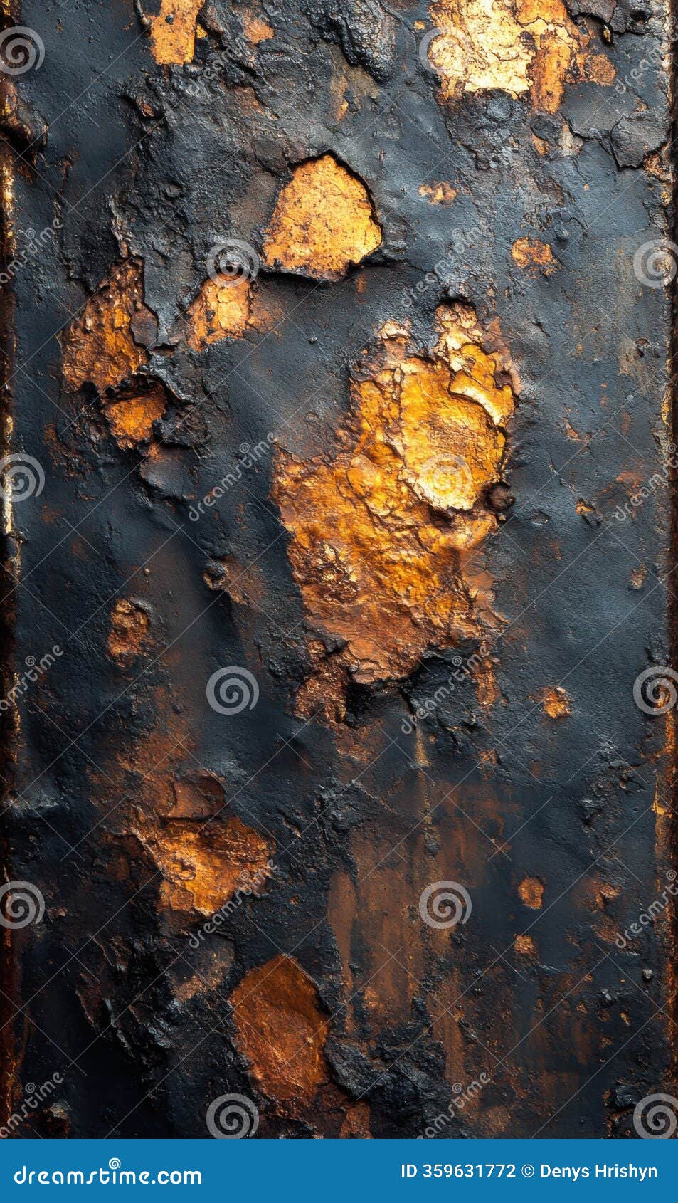 Exposed Rusty Metal Texture Showcasing Layers of Decay and Oxidation ...