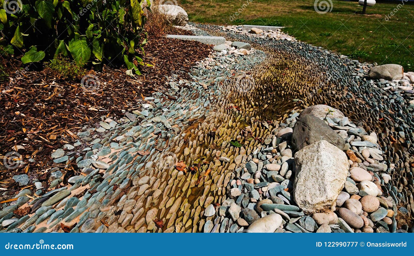 Dried up riverbed stock image. Image of bereft, climate - 122990777