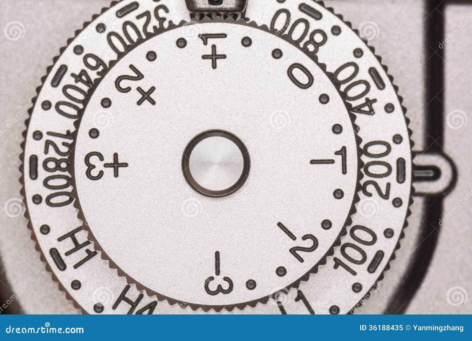 Exposure Compensation Dial on Camera Stock Image - Image of circle ...