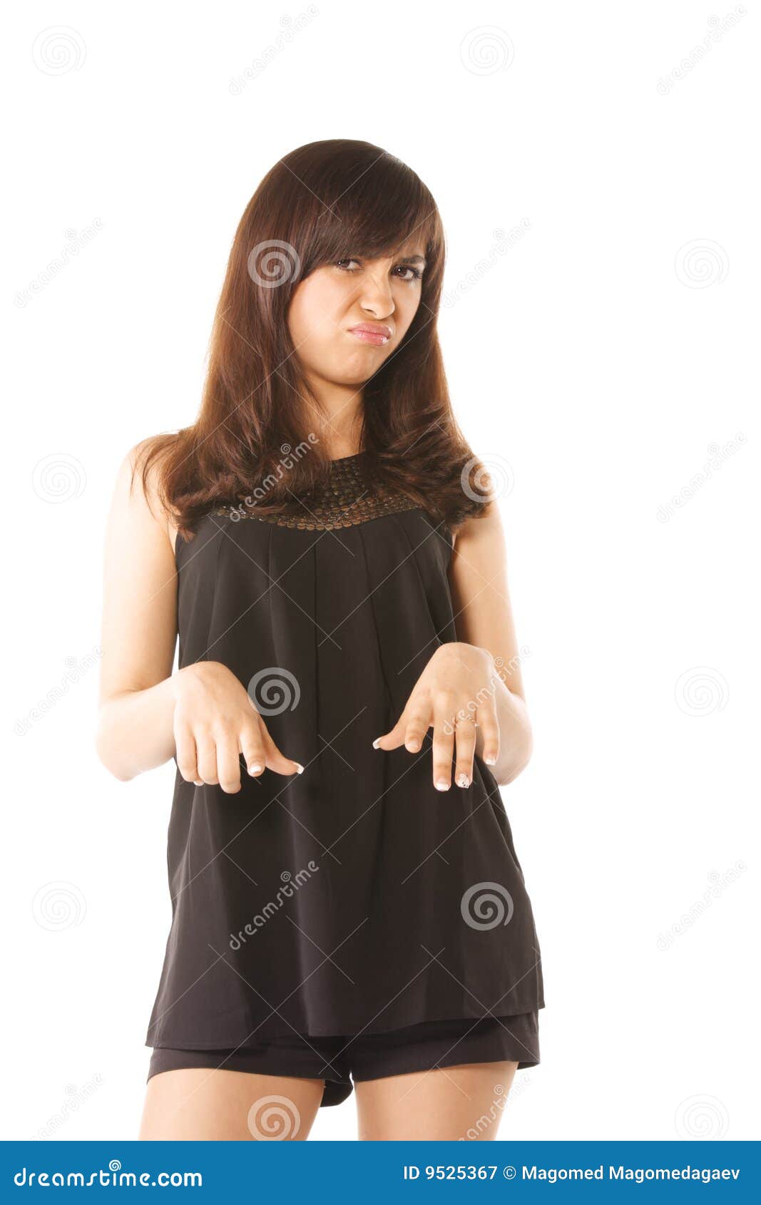 Expresión de repugnancia imagen de archivo. Imagen de joven - 9525367