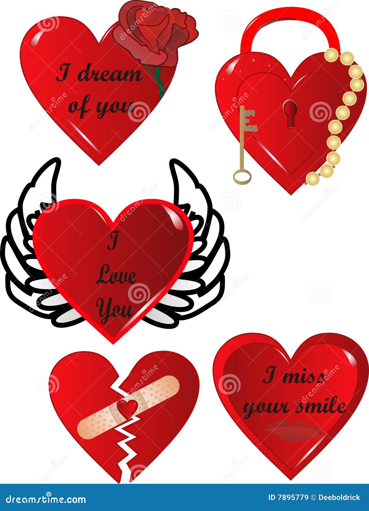 Expresiones del corazón ilustración del vector. Ilustración de ...