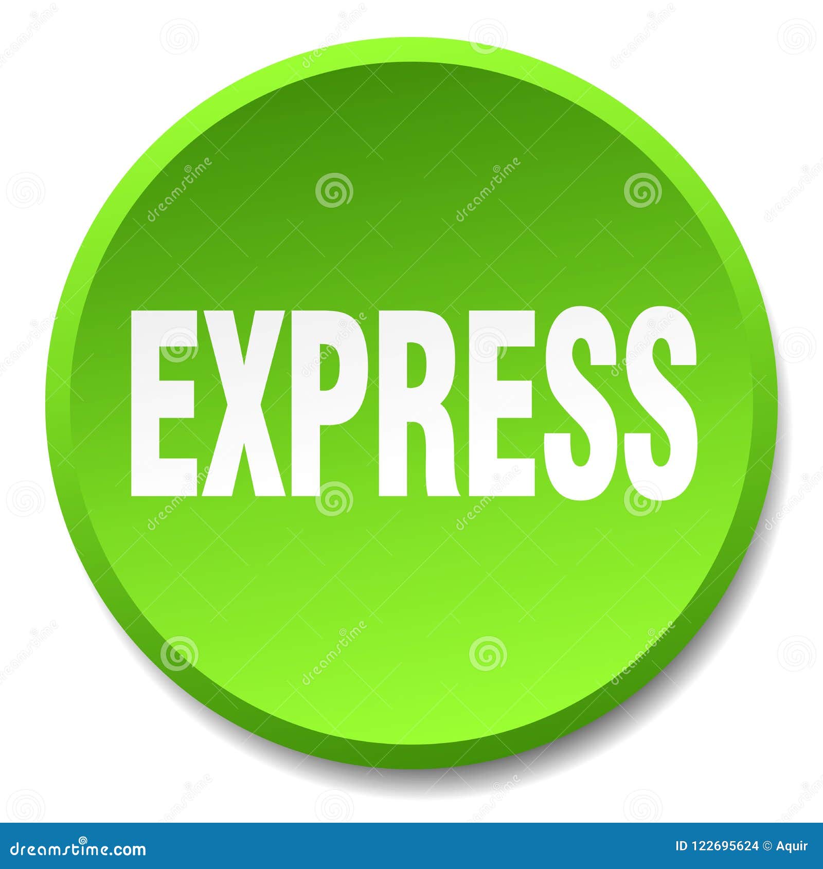 Express button stock vector. Illustration of graphic - 122695624