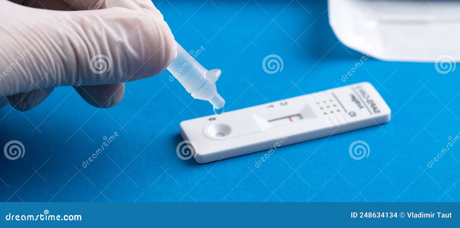 Negative Test Result by Using Rapid Test Device for COVID-19 Stock ...
