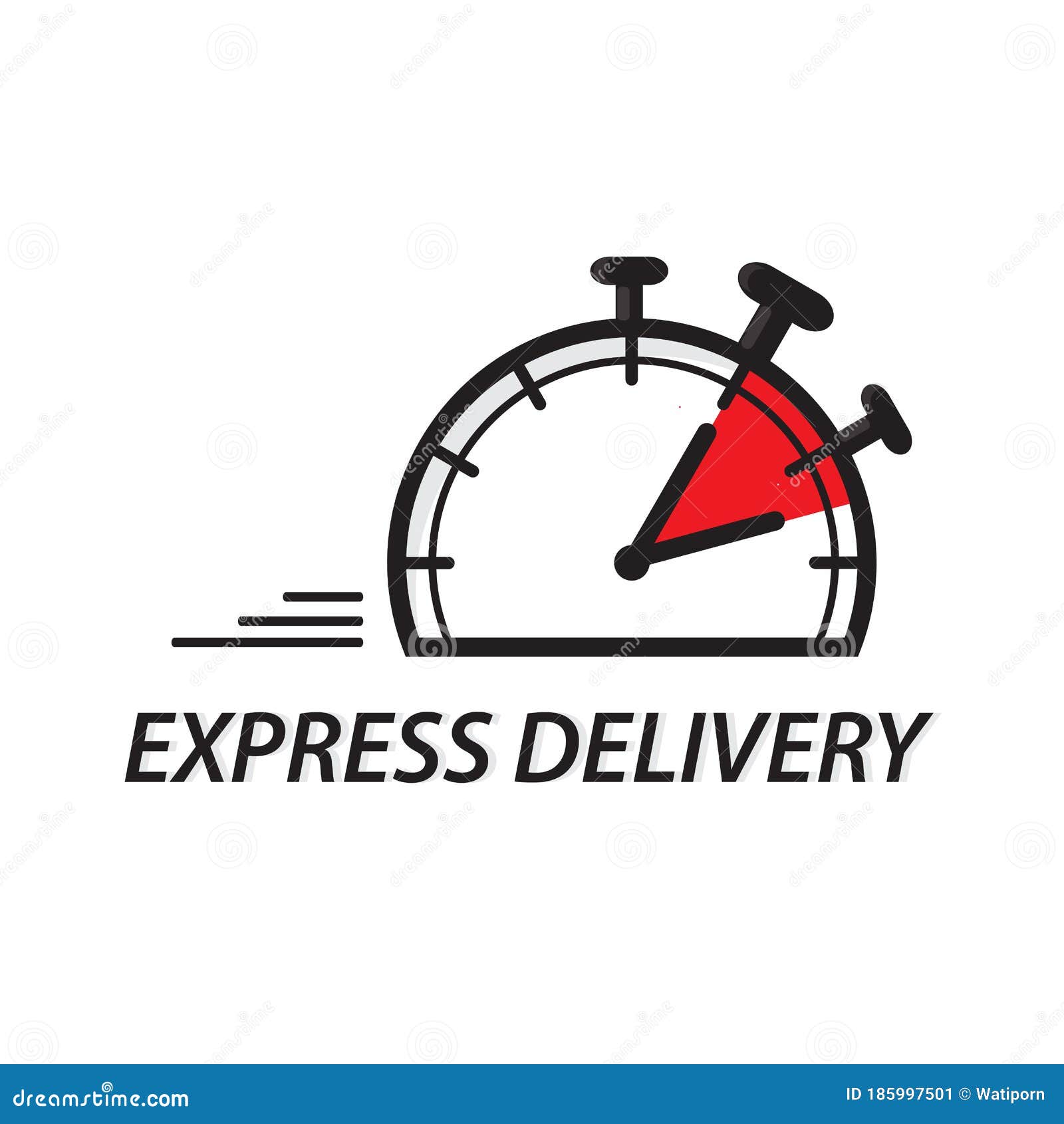 Express delivery stock illustration. Illustration of deliver - 185997501