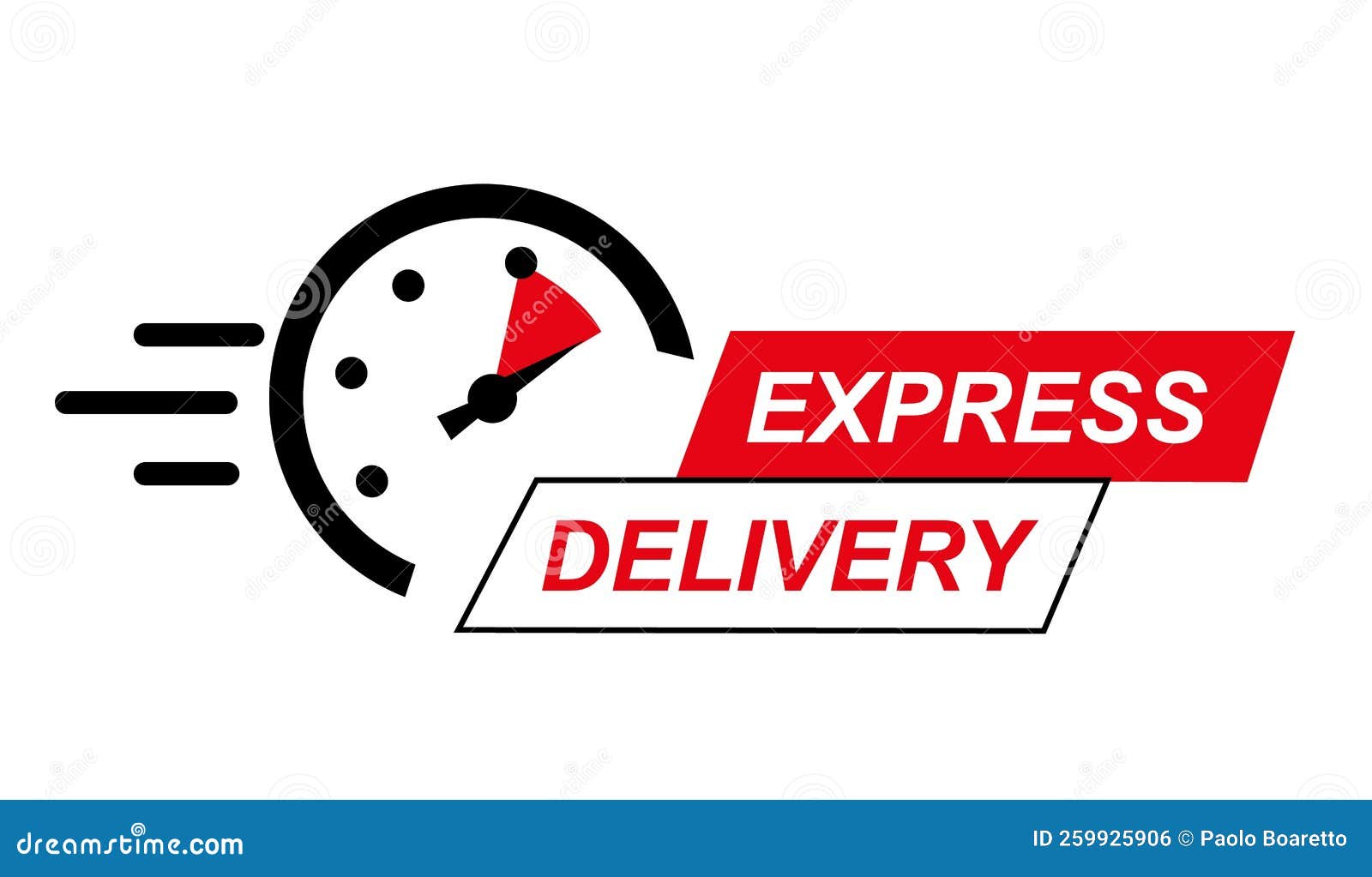 Express Delivery Icon for Apps and Website. Delivery Concept. Vector ...