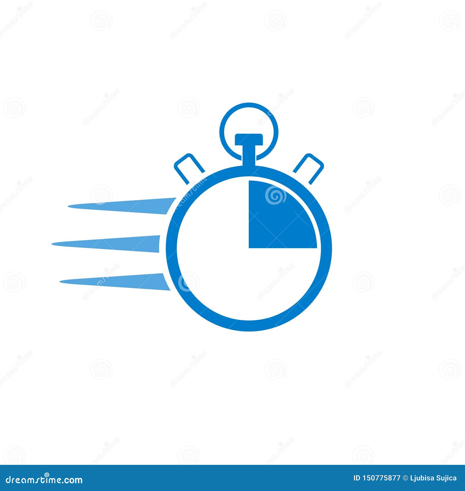 Express Delivery Icon, Timer Concept Stock Illustration - Illustration ...