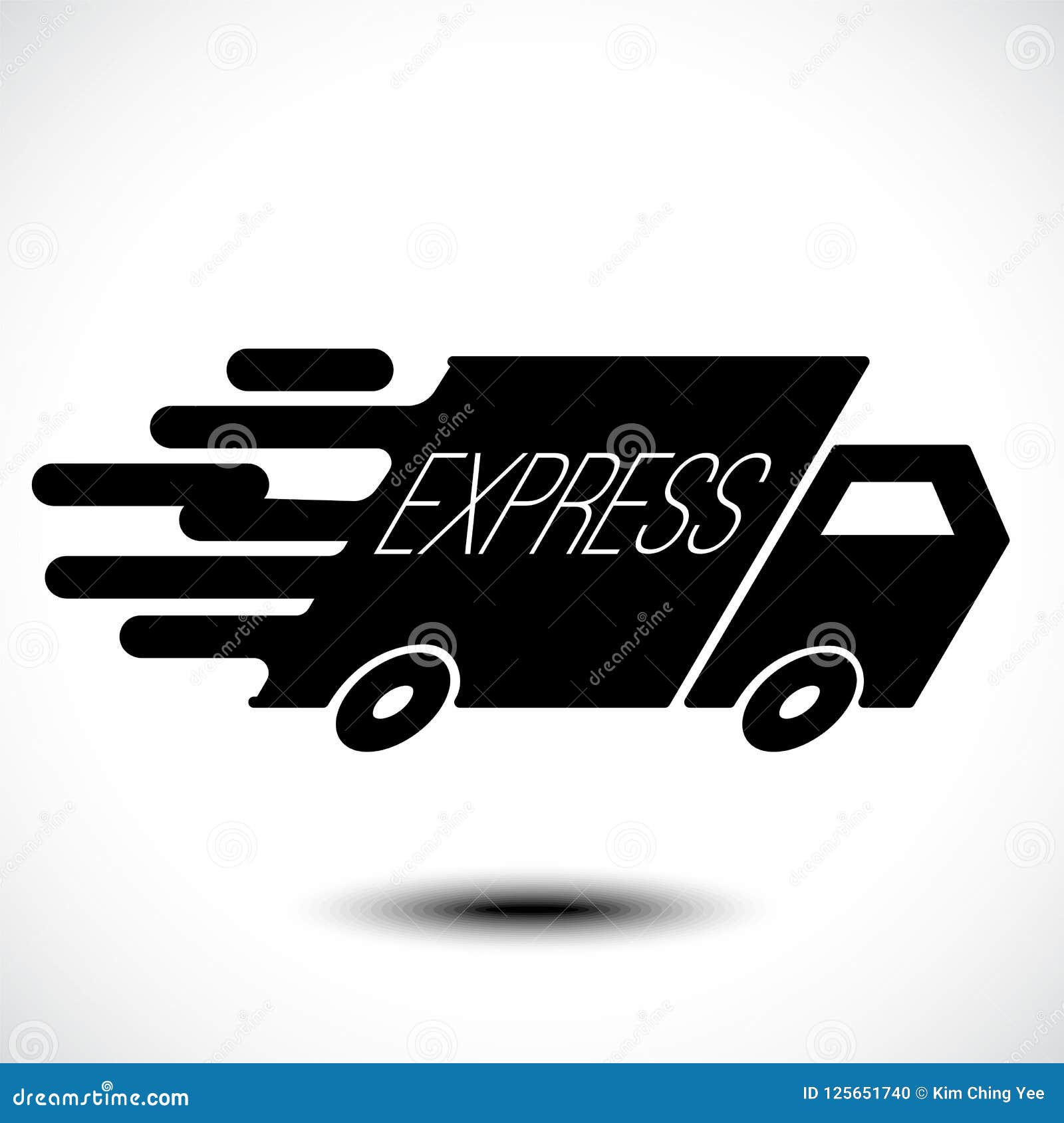 Express delivery icon stock vector. Illustration of grocery - 125651740
