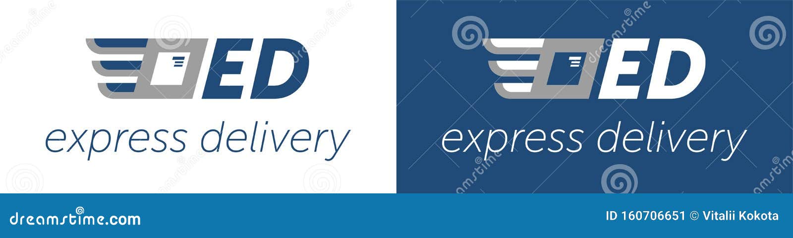 Express Delivery Logo Template. Express Delivery Symbols. Vector Stock ...