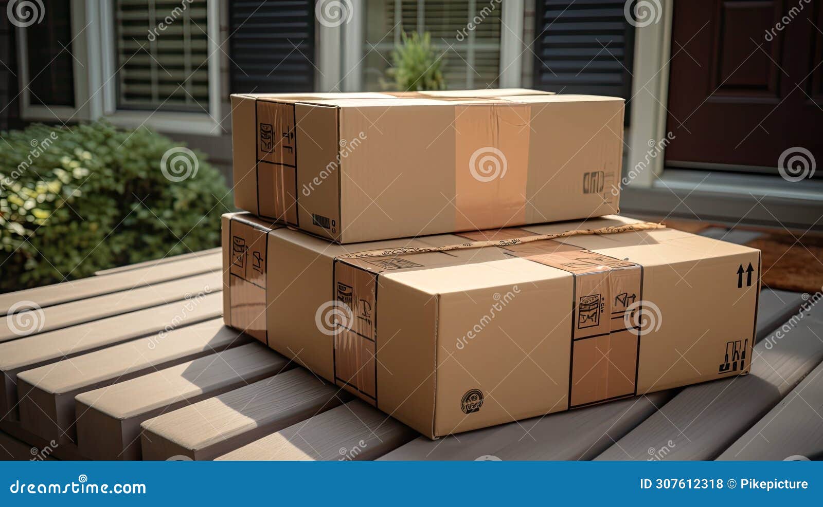 Express delivery package stock illustration. Illustration of freight ...