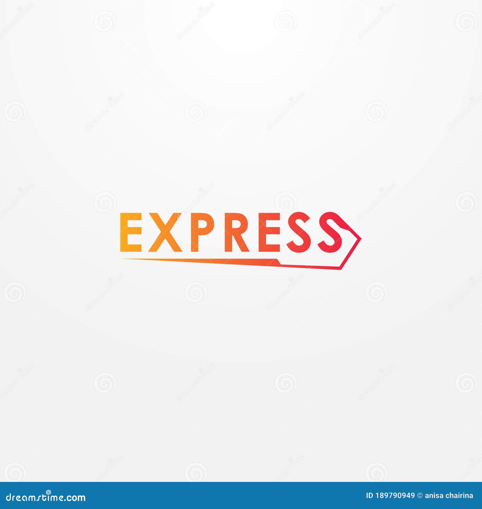 Express Logo Vector Design Illustration for Company Stock Vector ...