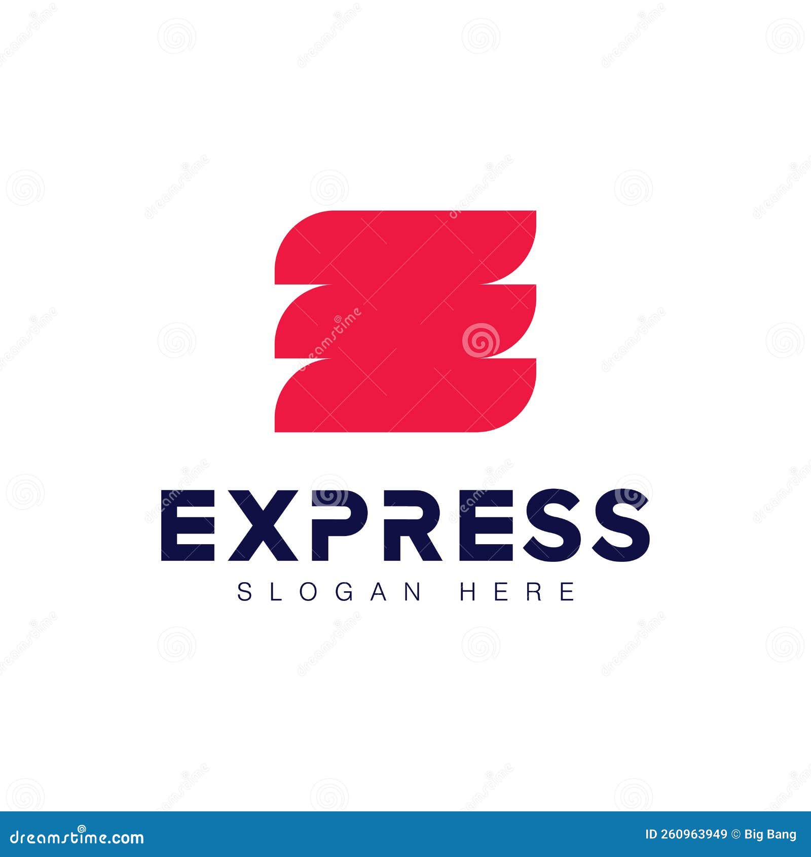 Express Logo Vector Icon Design Illustration Template Stock Vector ...