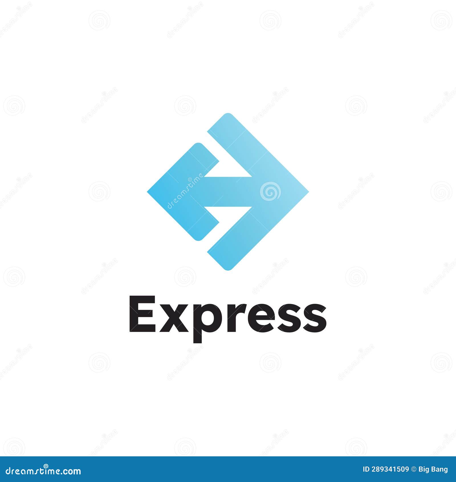 Express Logo Vector Icon Design Illustration Template Stock Vector ...