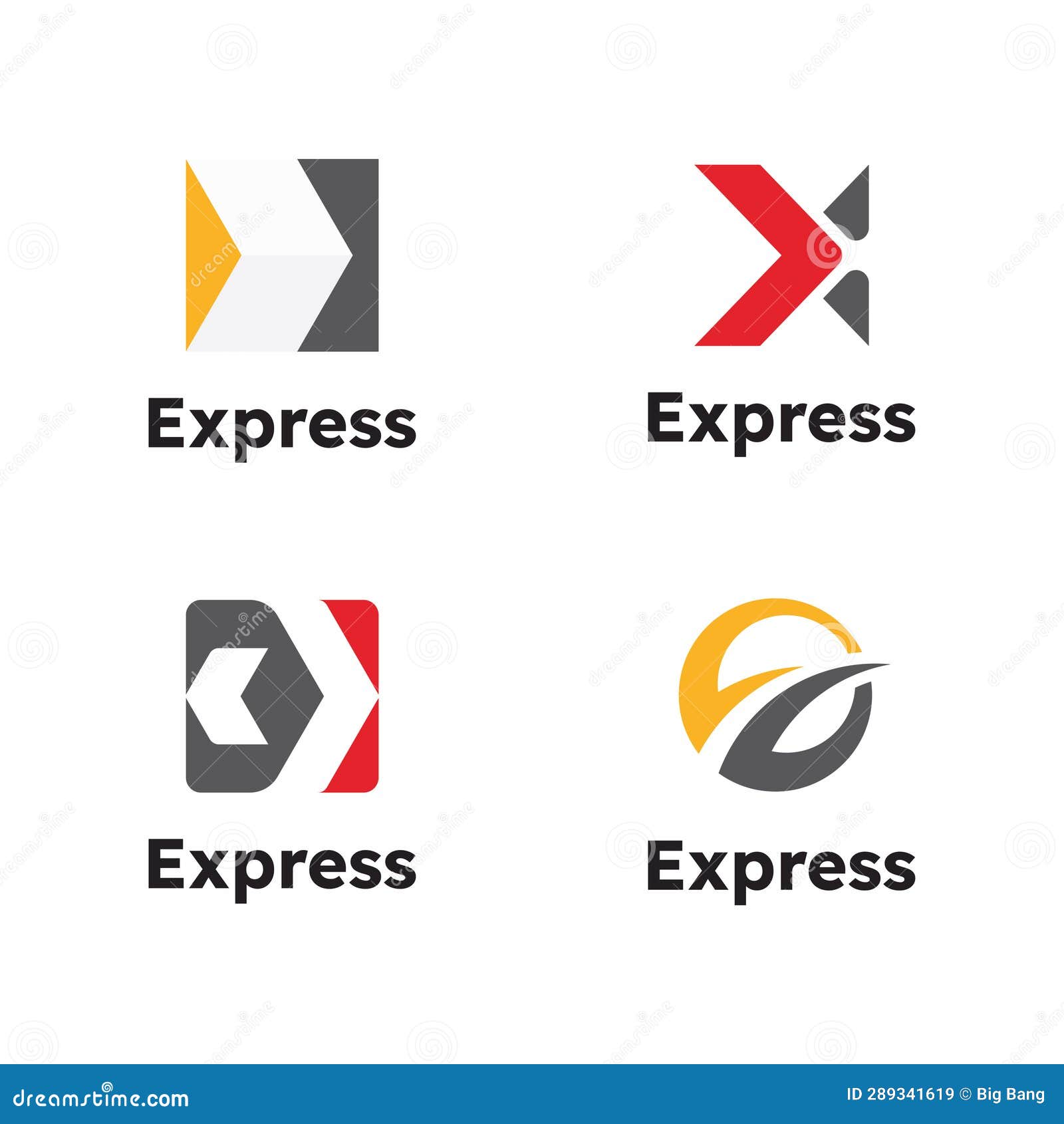 Express Logo Vector Icon Design Illustration Template Stock Vector ...