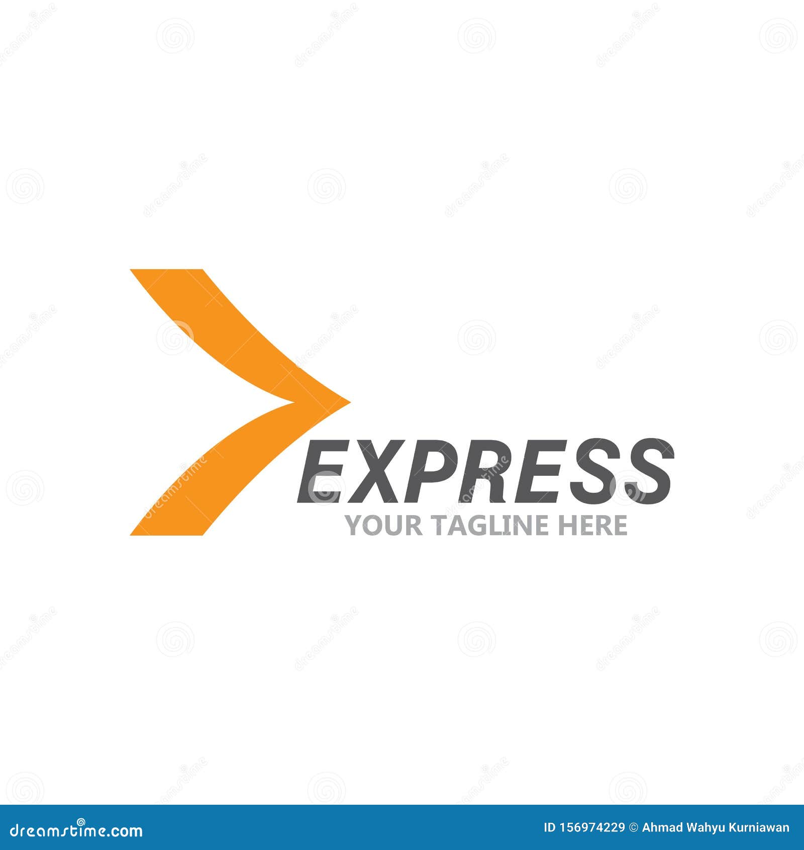 Express logo stock vector. Illustration of post, icon - 156974229