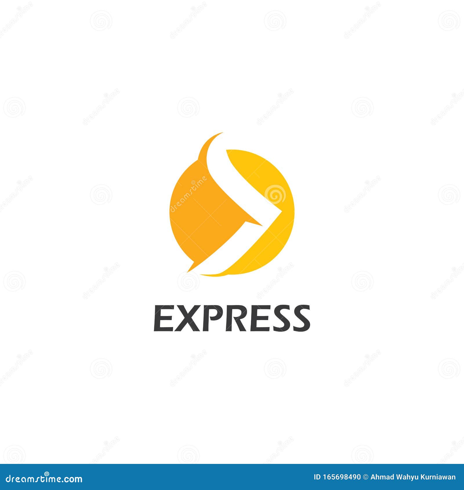 Express logo vector stock vector. Illustration of delivery - 165698490