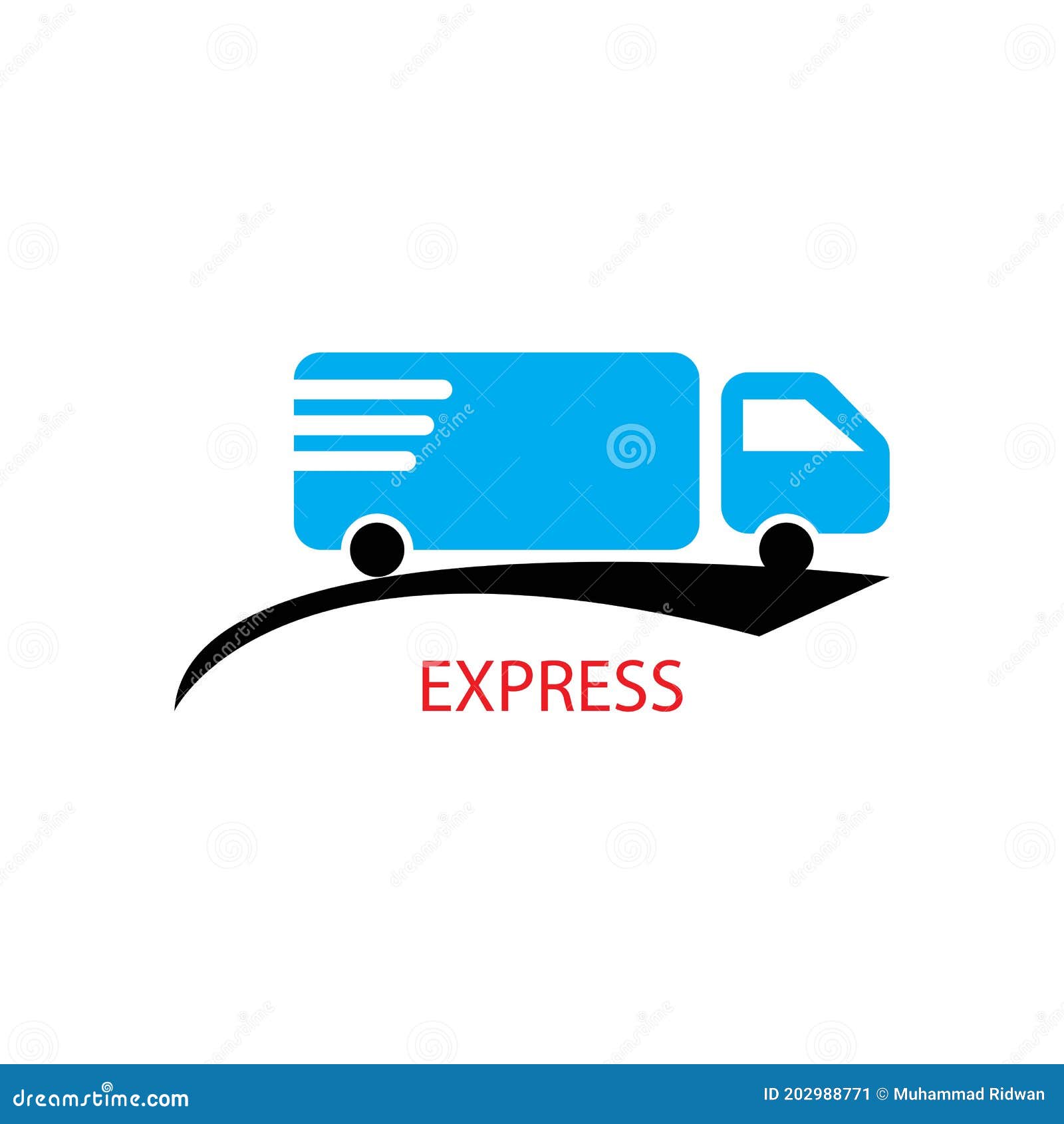 Express logo vector stock vector. Illustration of label - 202988771