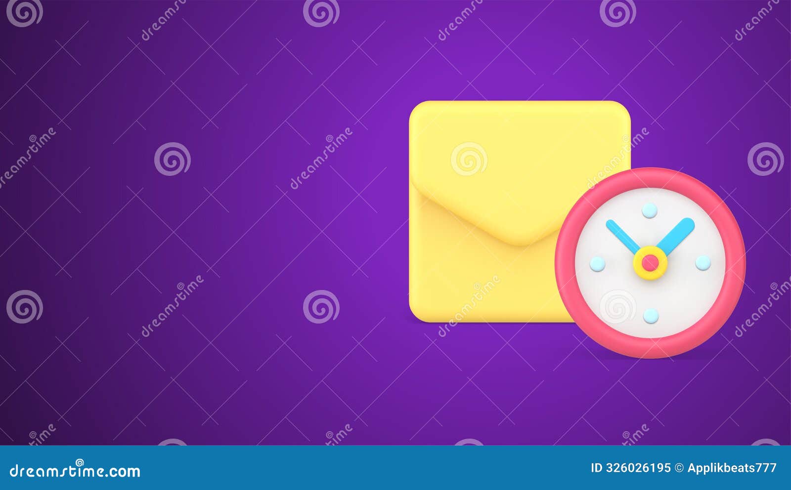 Express Mail Delivery Electronic Mail Yellow Letter Envelope Watch ...