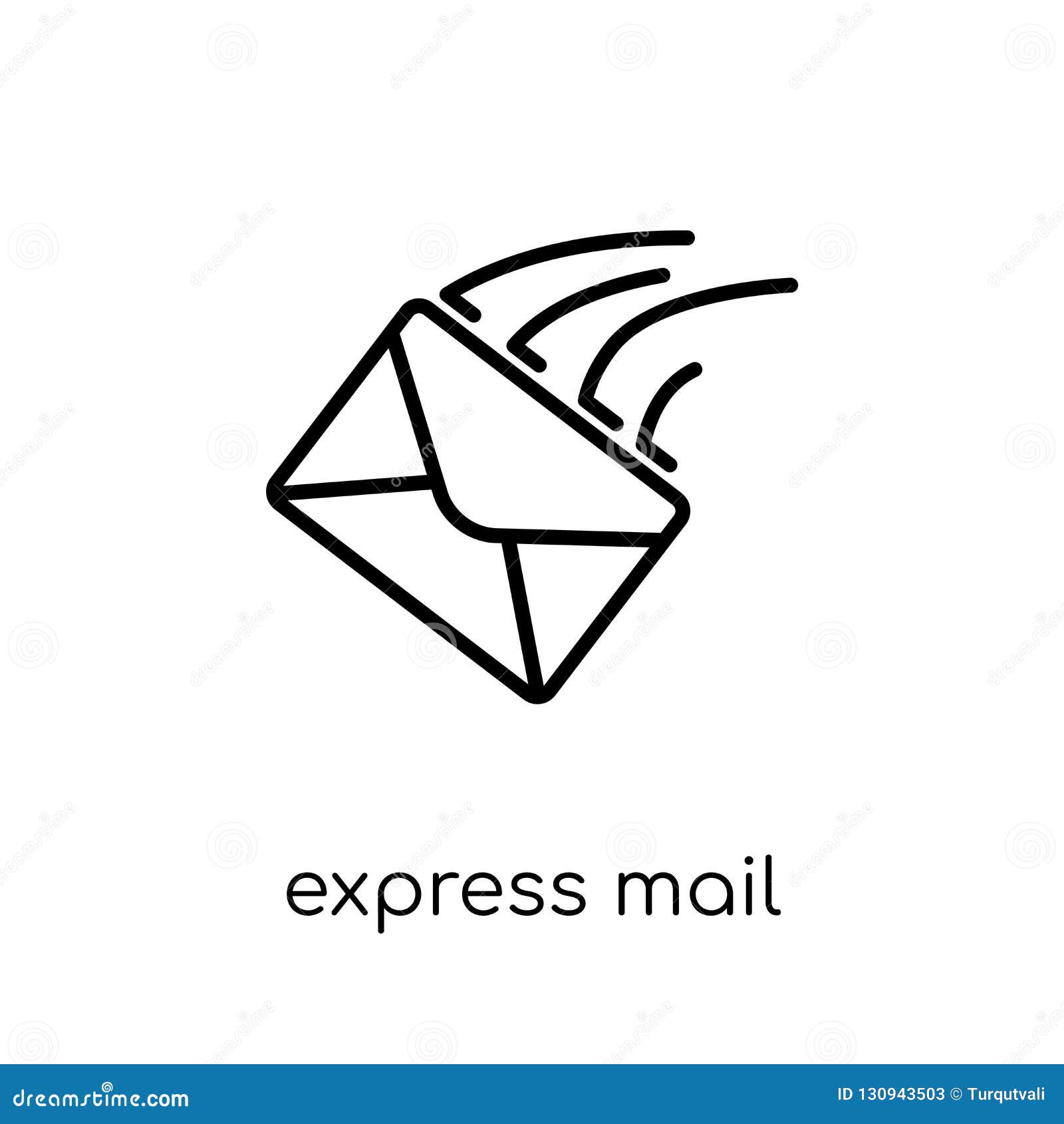 Express Mail Icon from Delivery and Logistic Collection. Stock Vector ...