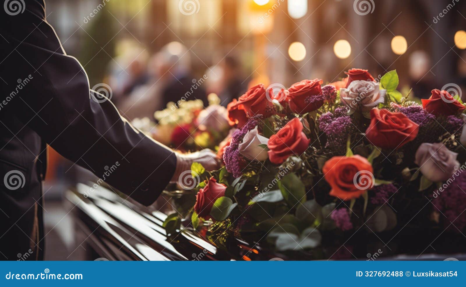 Express Mourning at a Funeral Stock Photo - Image of mourn, condolences ...
