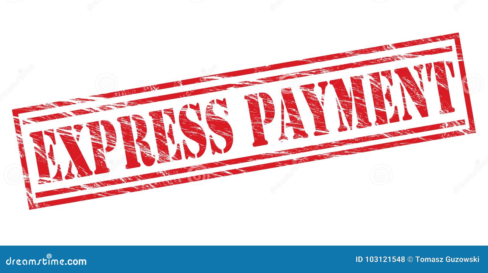 Express Payment Rubber Stamp Cartoon Vector | CartoonDealer.com #87579761