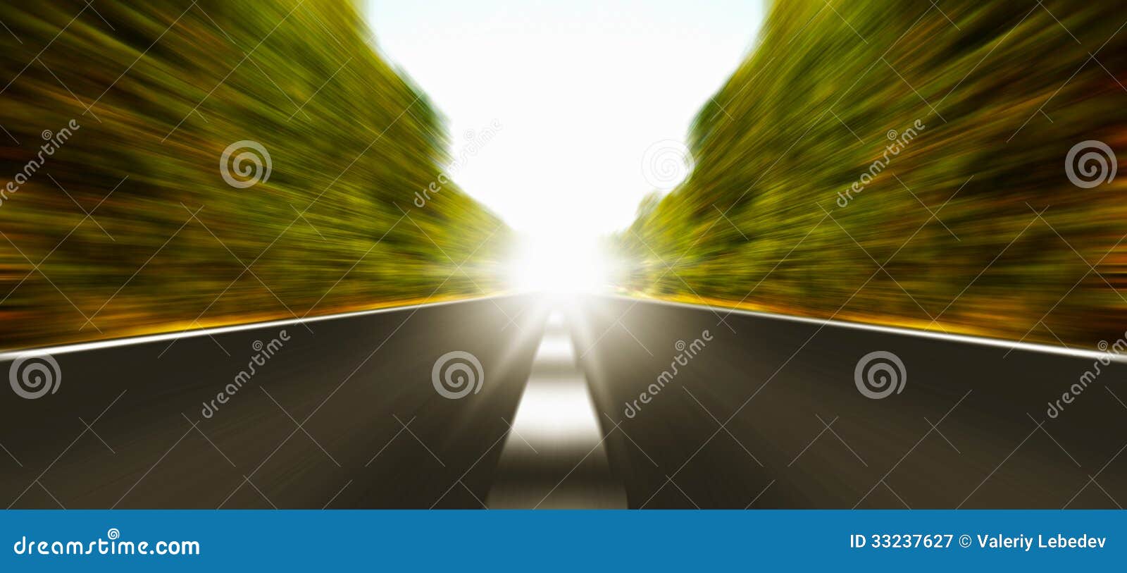 Express Road Disappearing Over the Horizon Stock Image - Image of grass ...